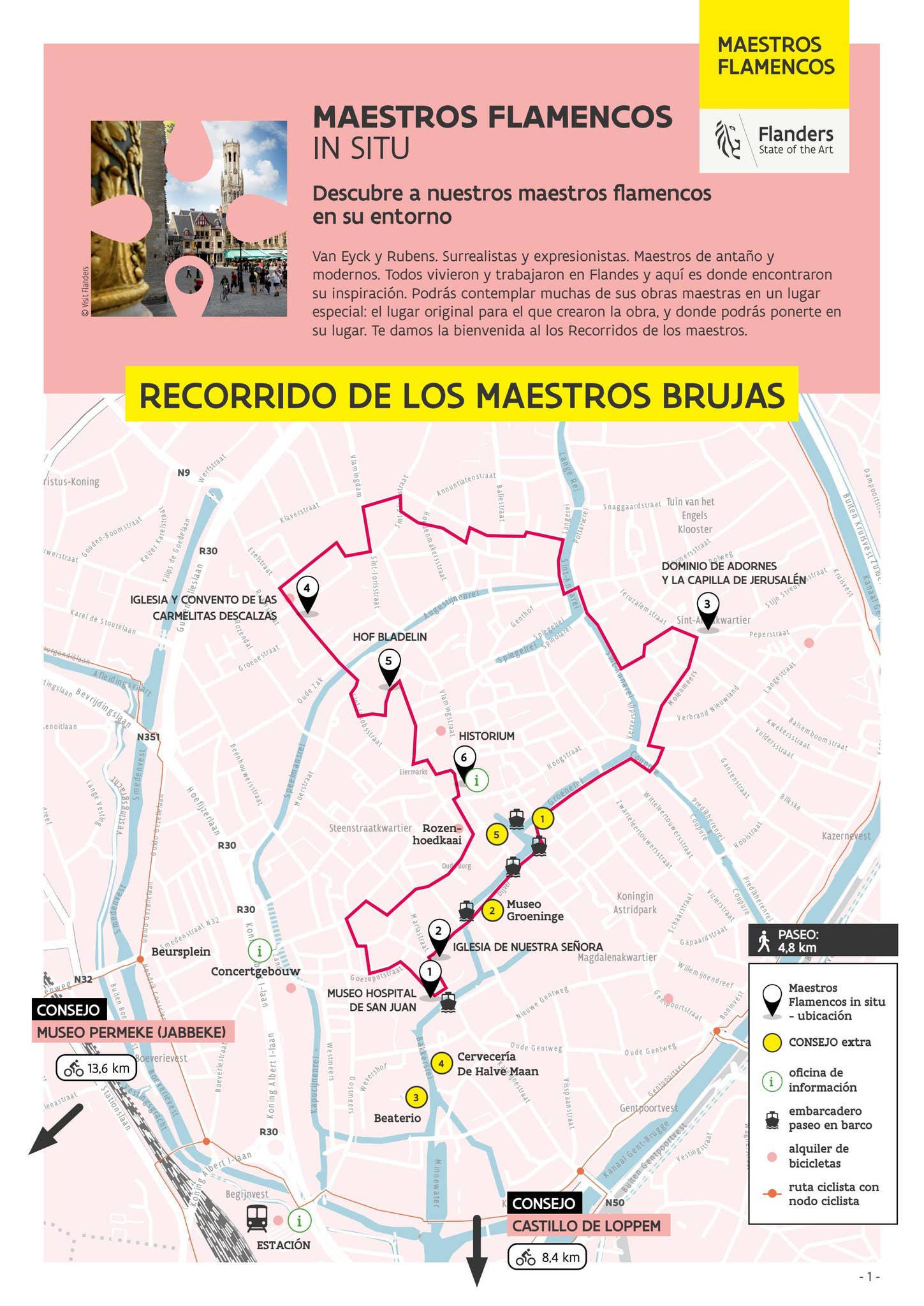 Recorrido de los maestros Brujas by Toerisme Vlaanderen/ VISITFLANDERS - Issuu