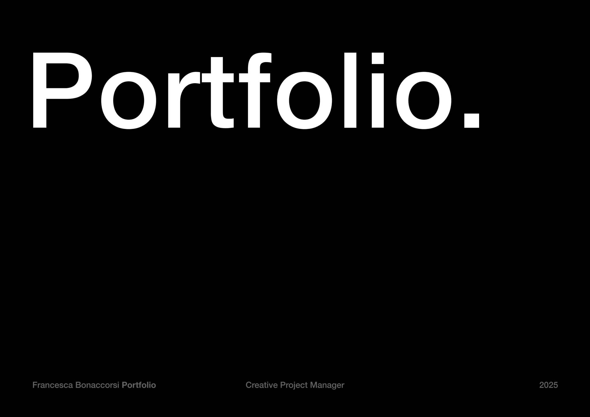 Francesca_Bonaccorsi_Portfolio2025 by Francesca Bonaccorsi - Issuu