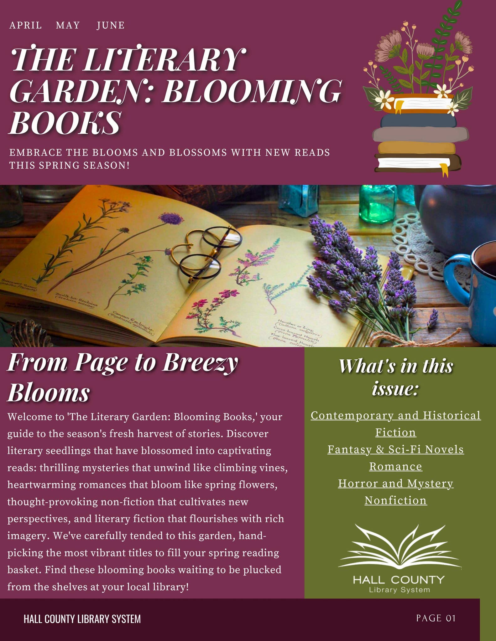 The Literary Garden Blooming Books by hallcountylibrarysystem - Issuu