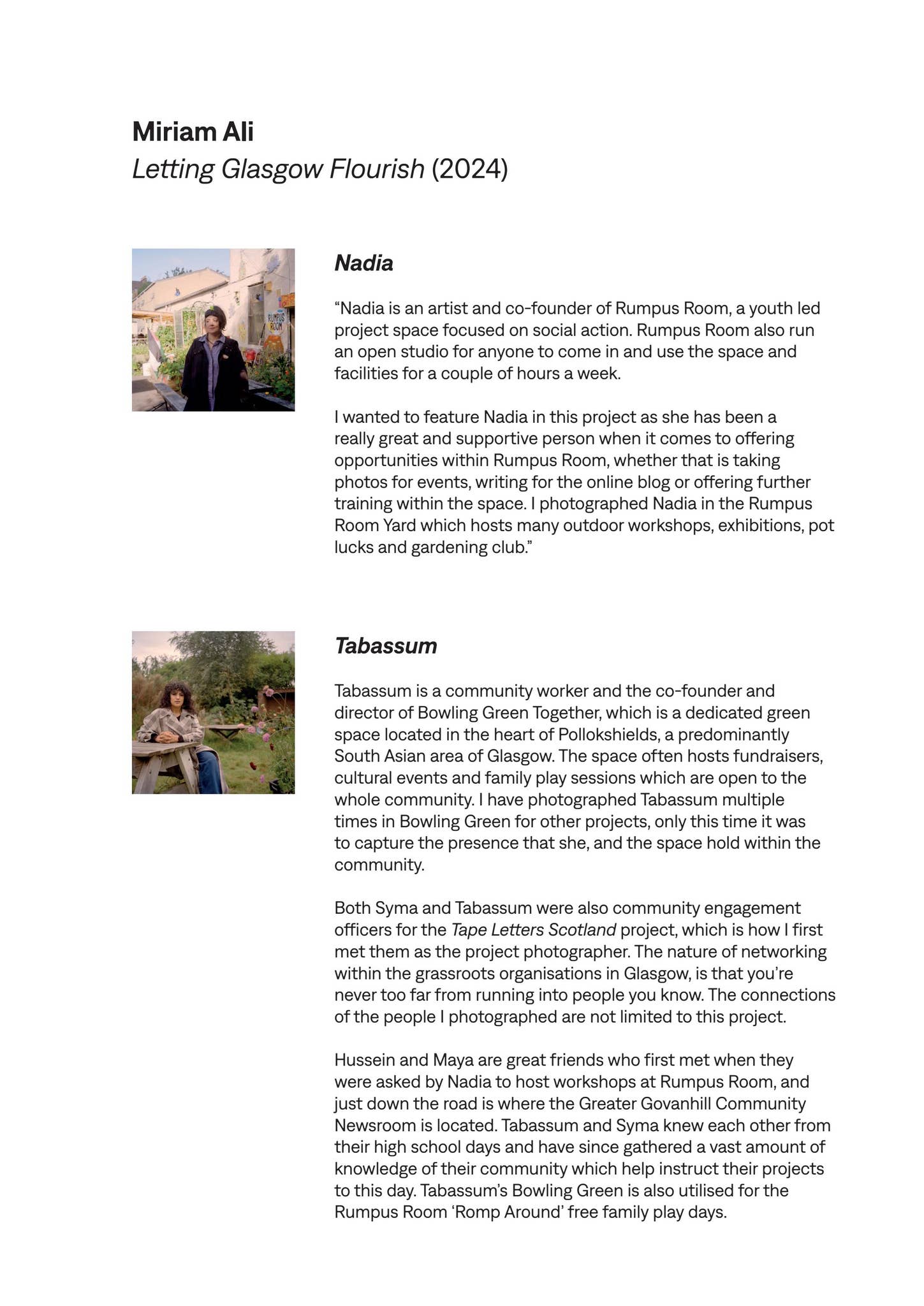 Miriam Ali Letting Glasgow Flourish by PDF Uploads - Issuu