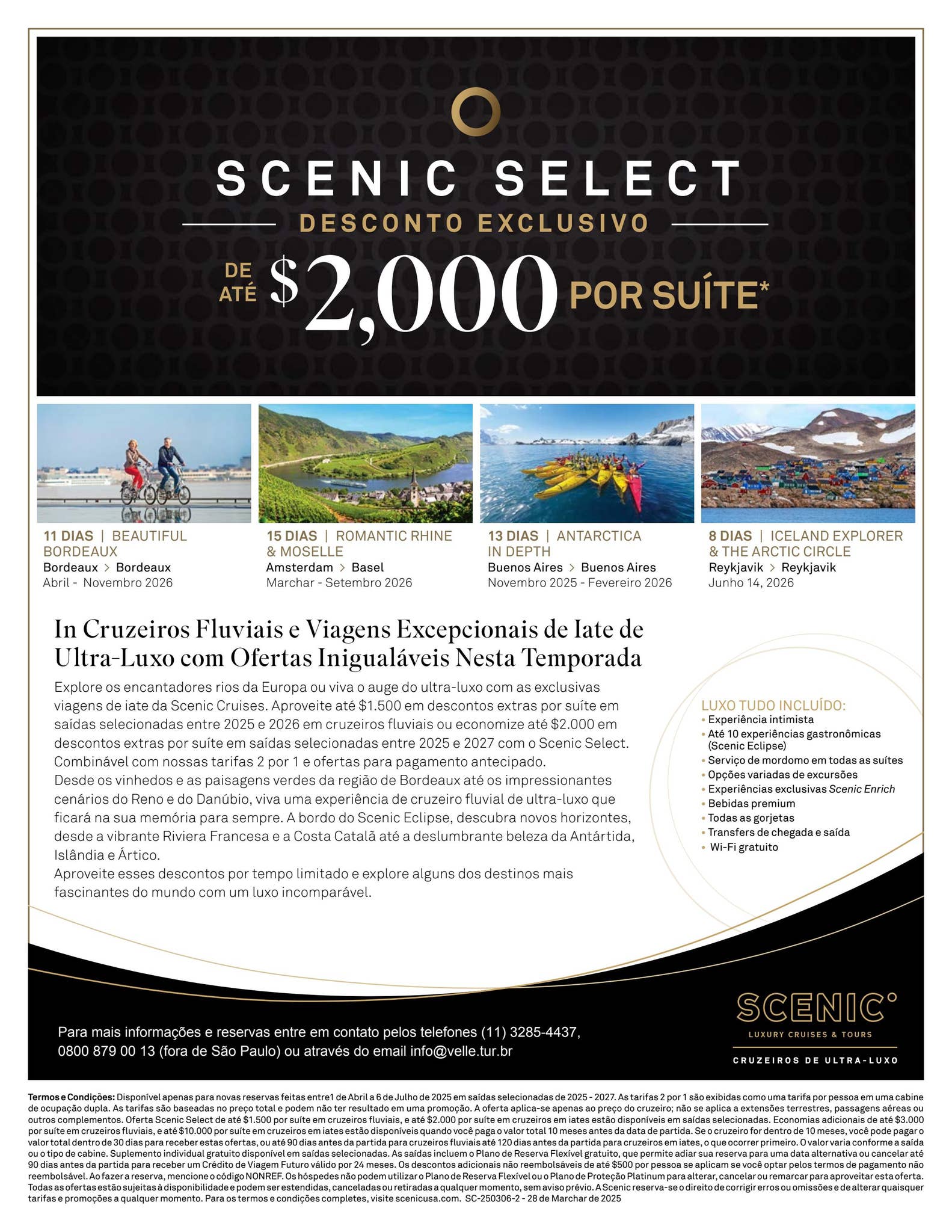 2025 Scenic Select LATAM Portuguese Flyer Q2 by Scenic & Emerald ...
