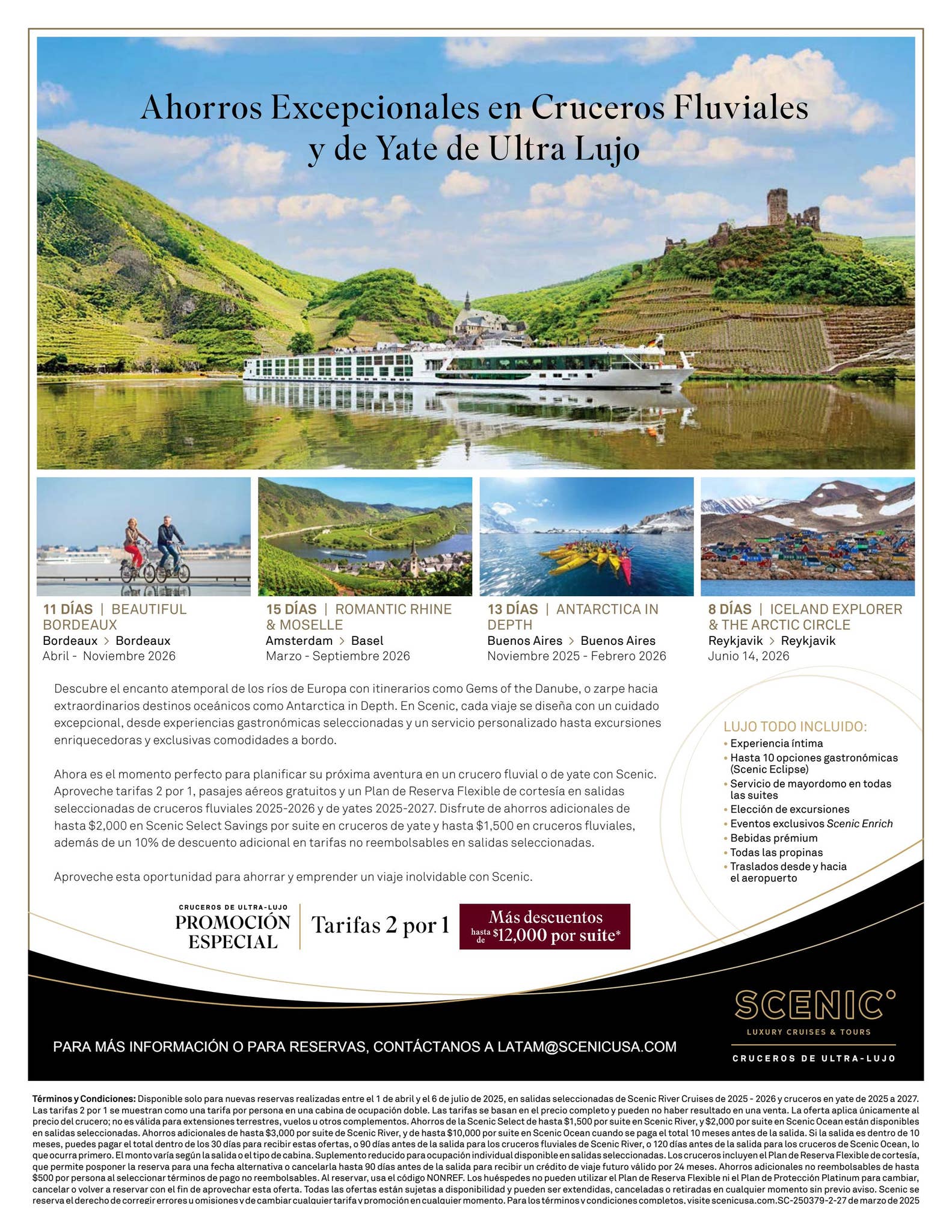Scenic Cruises - LATAM - Q2 Offer Flyer by Scenic & Emerald Cruises US ...