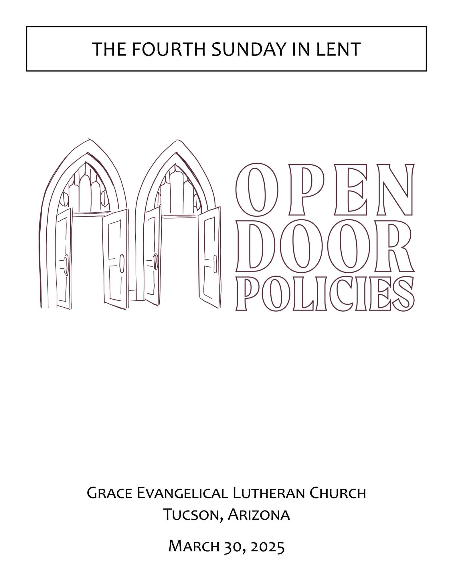 3-30-25 Grace-Tucson Worship Folder by gracelutheransaz - Issuu
