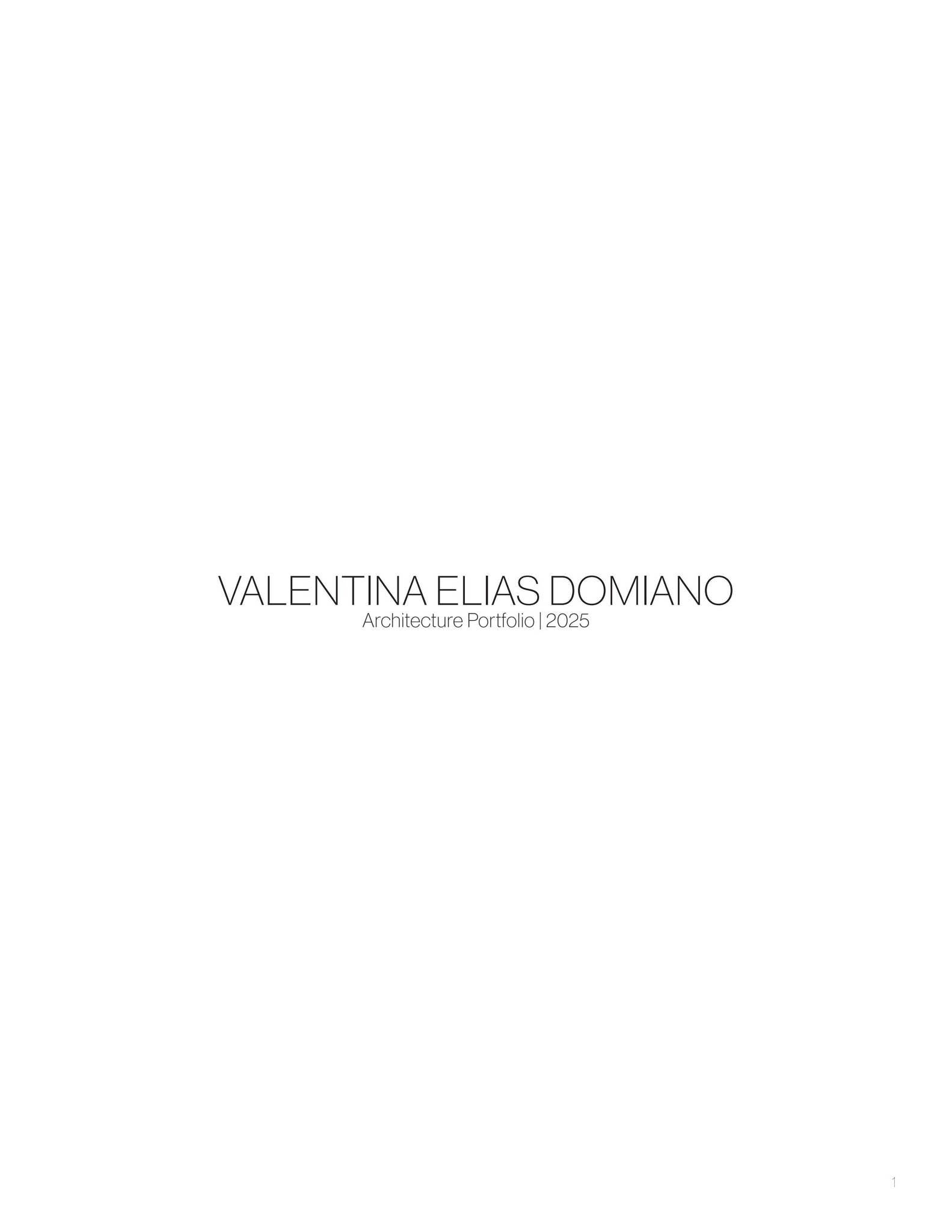 PORTFOLIO_ VALENTINA_DOMIANO by vdomi3 - Issuu