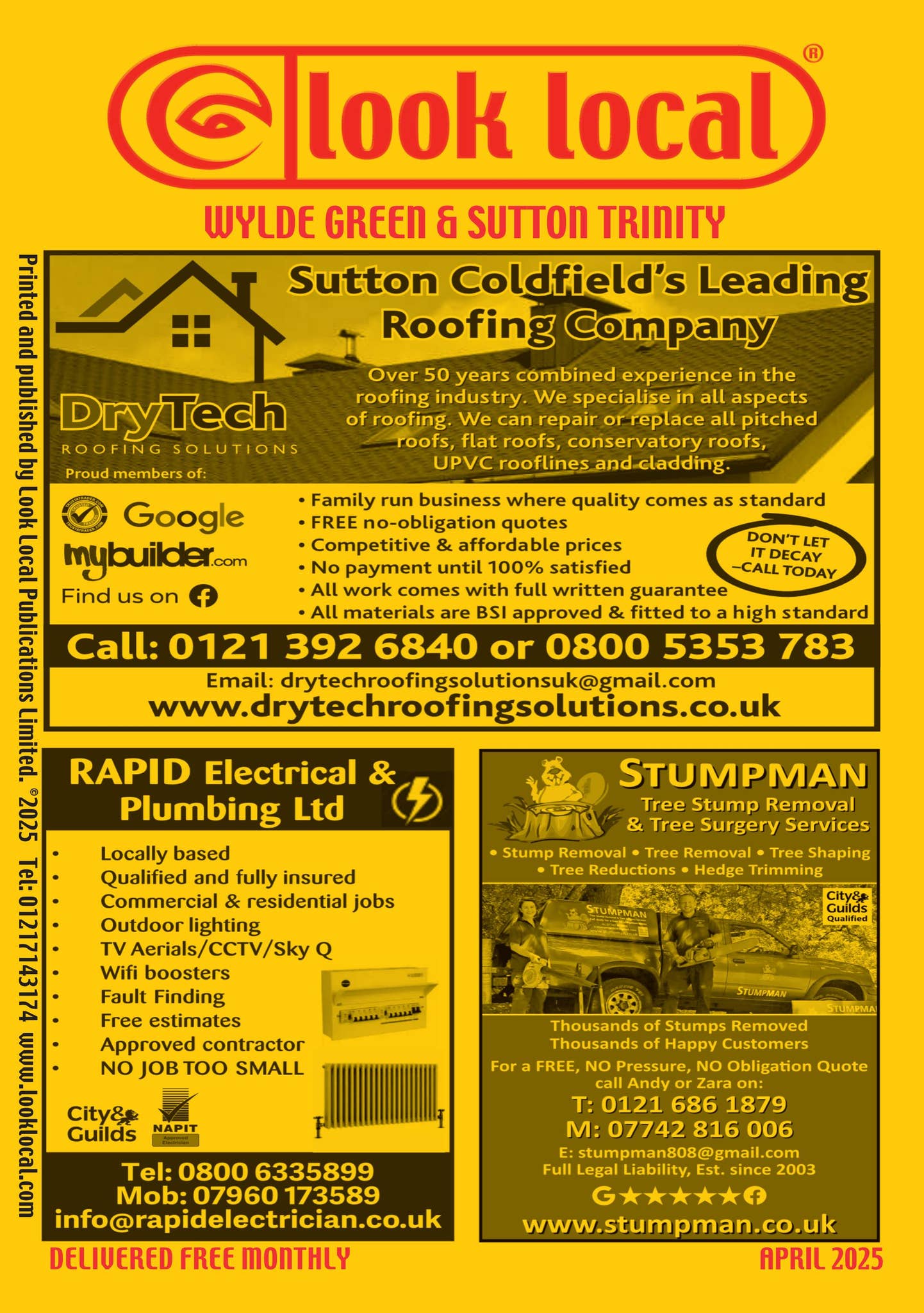 Look Local Wylde Green & Sutton Trinity Apr 25 by Look Local - Issuu