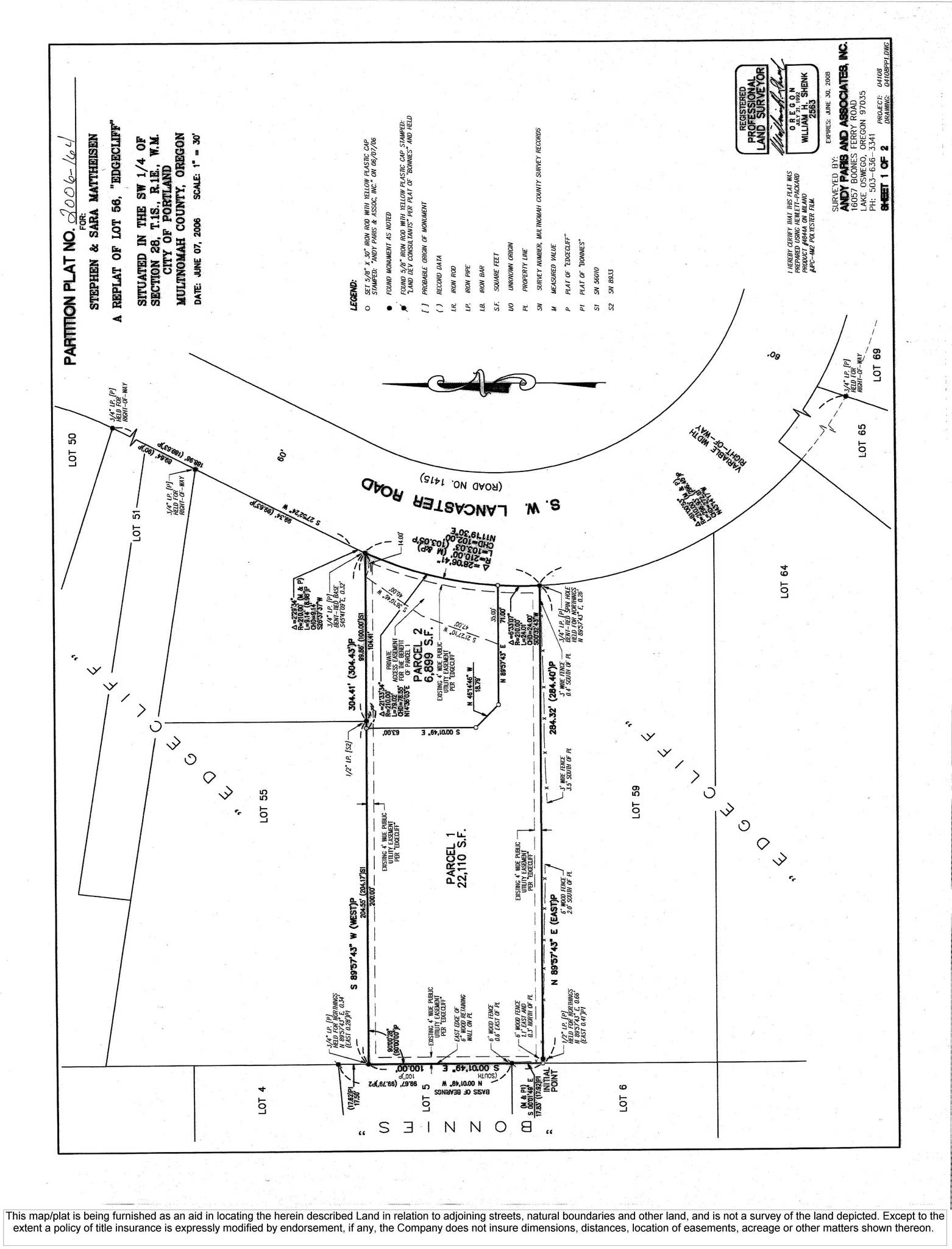 Plat & Easements by Lawyers Title Oregon - Issuu