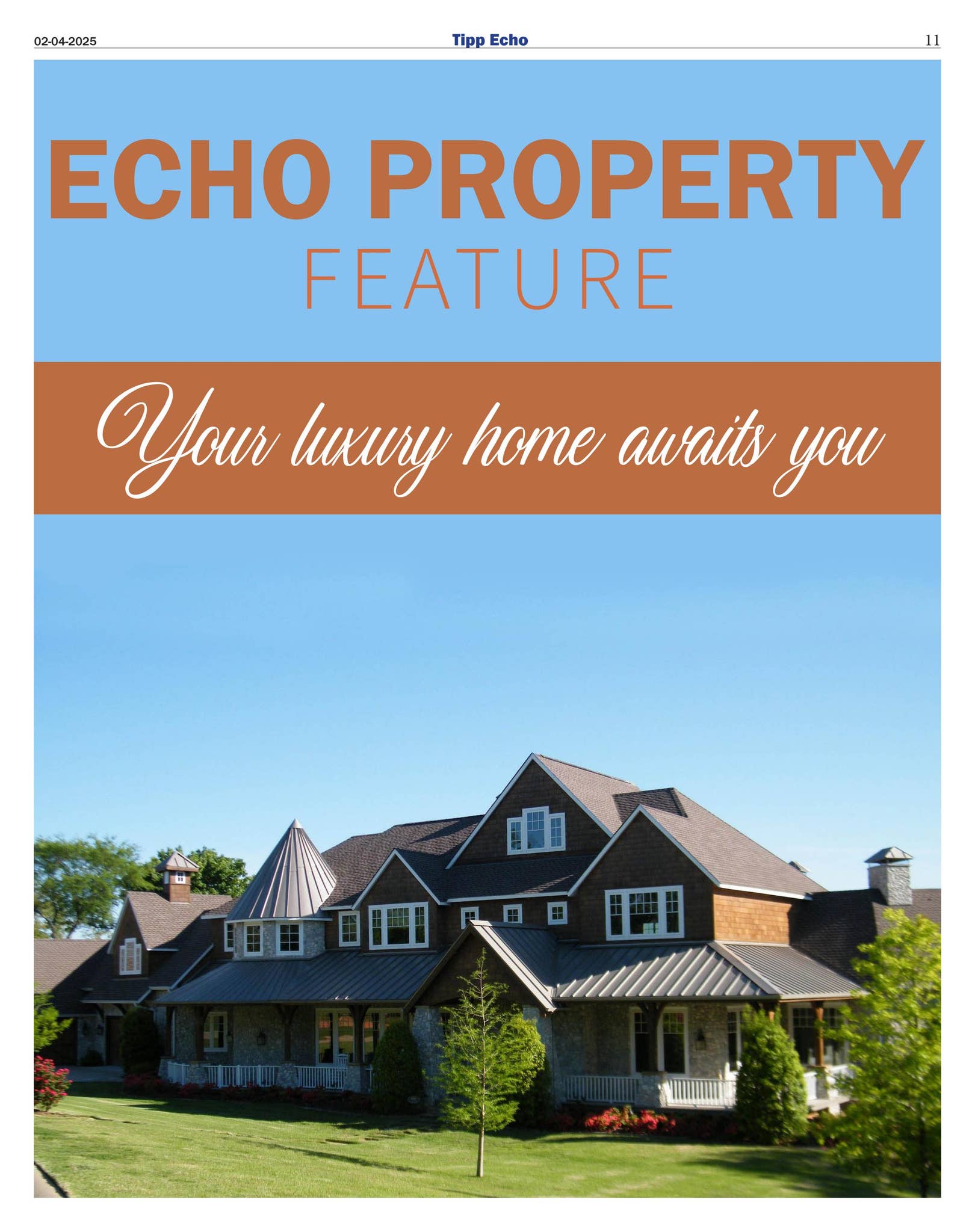 Tipp Echo Issue April 2 2025 Property feature by Tipp Echo - Issuu