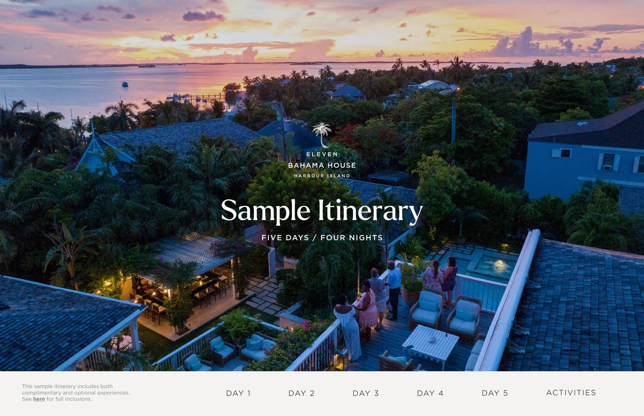 Bahama House Sample Itinerary by Eleven - Issuu