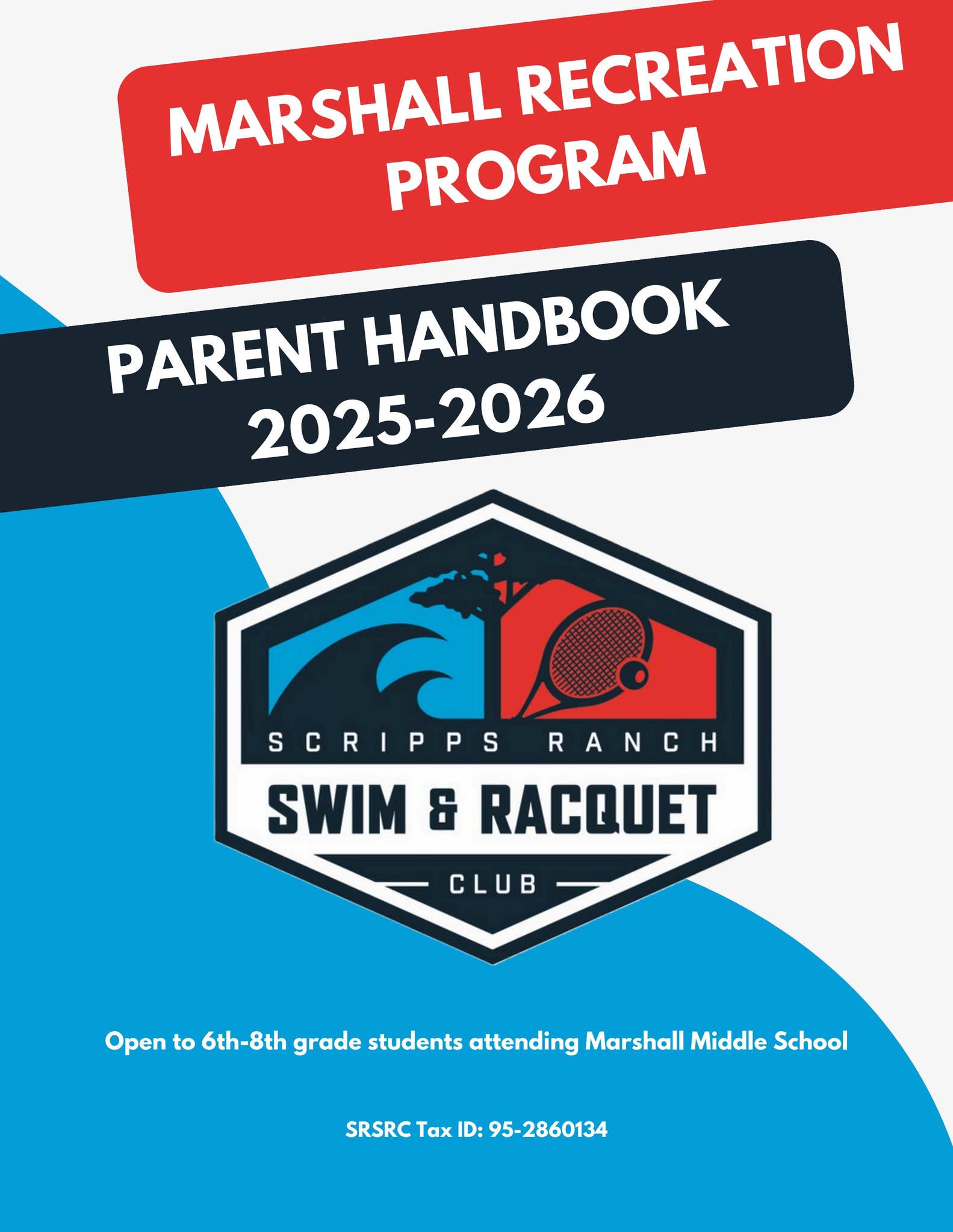 2025-2026 SRSRC Marshall Recreation Program Parent Handbook by Scripps ...