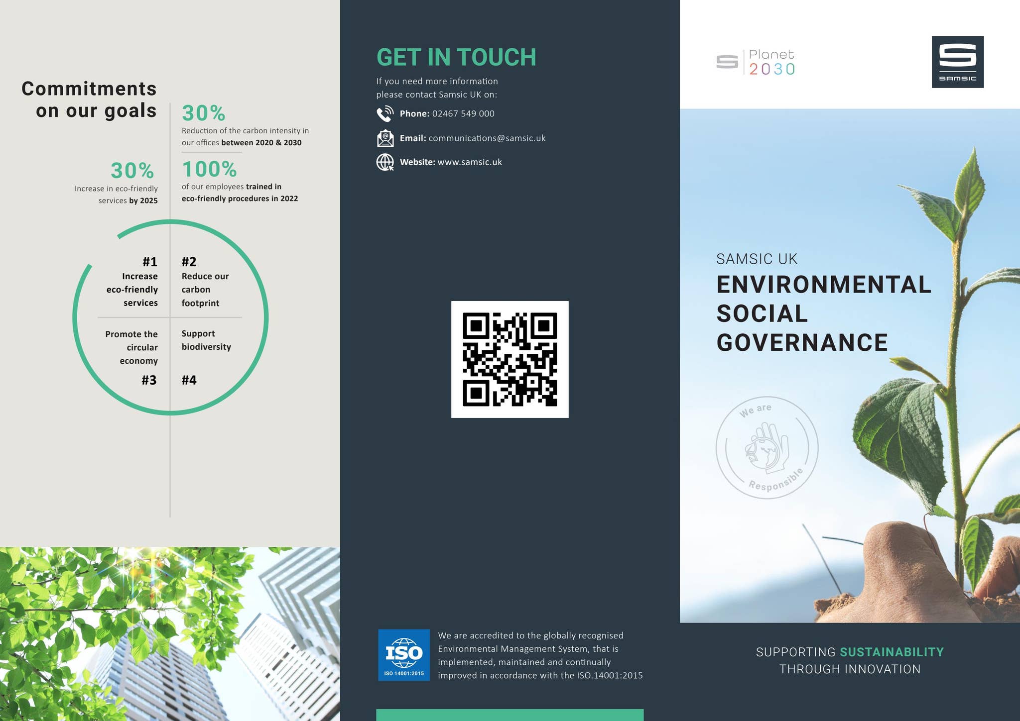 Samsic UK ESG Trifold Flyer by SamsicUK - Issuu