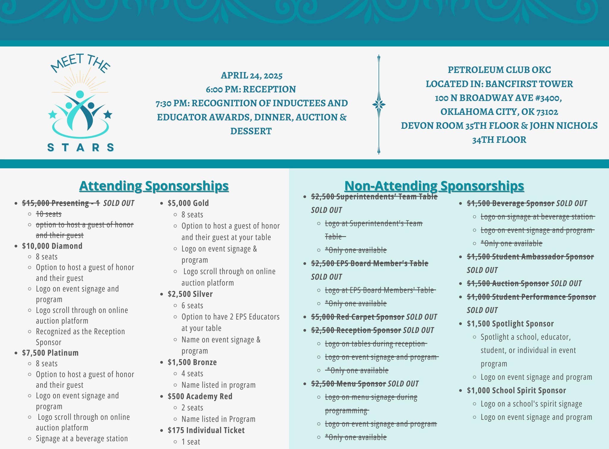 Meet the Stars Sponsorship Flyer by edmondpsf - Issuu