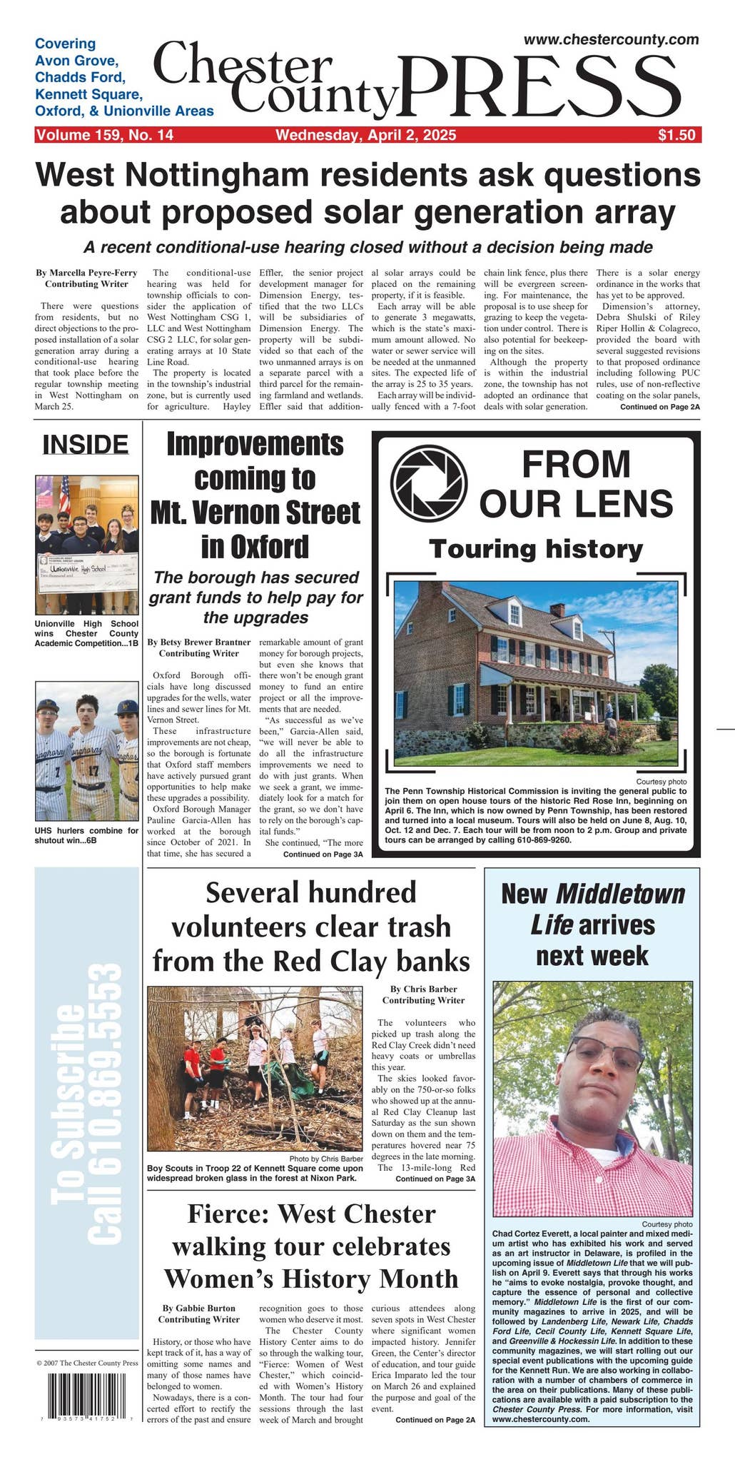 Chester County Press 04-02-2025 Edition by Ad Pro Inc. - Issuu