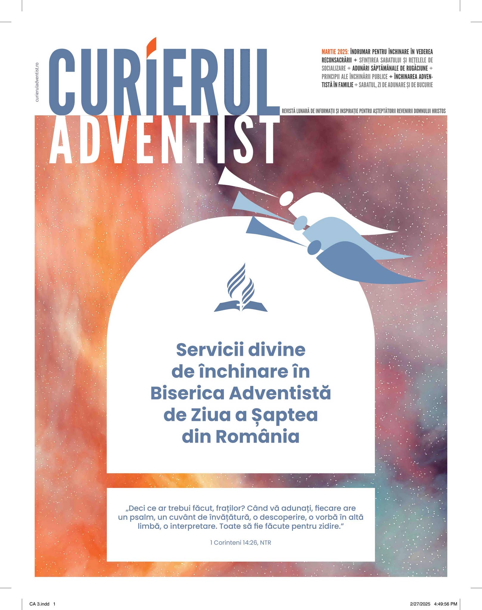 Curierul Adventist martie 2025 by uniuneadeconferinte - Issuu