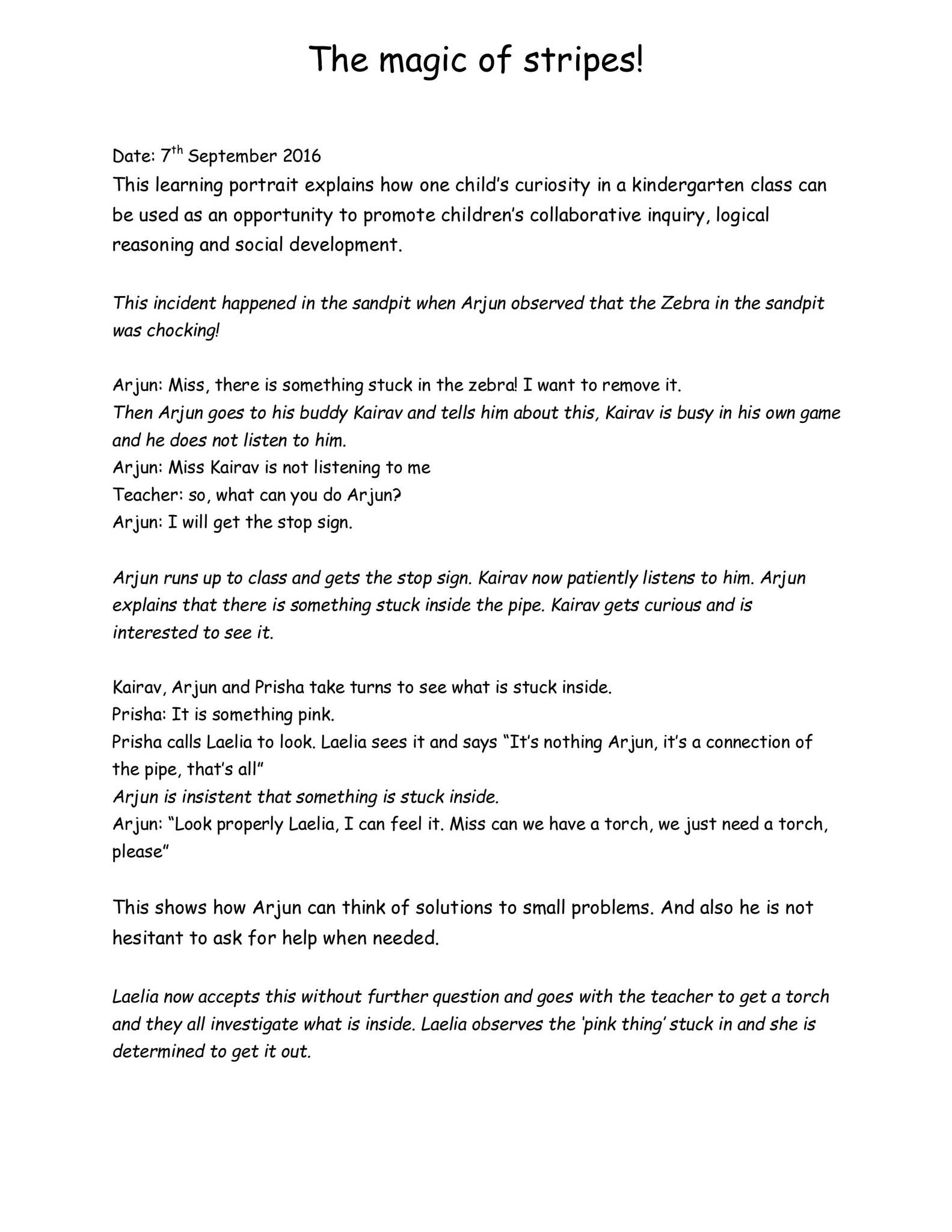 The_magic_of_stripes! by Neev Schools - Issuu