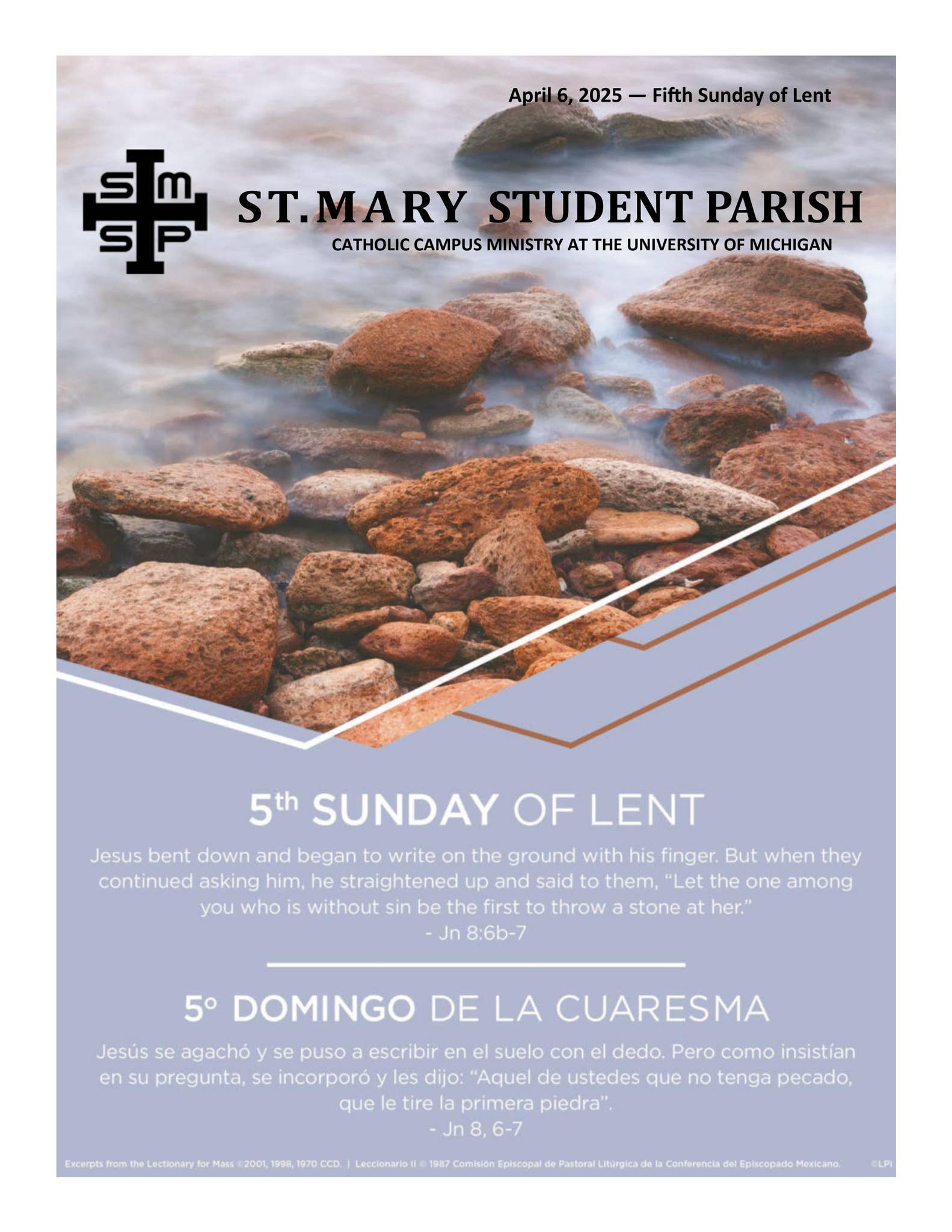Bulletin for Sunday April 6, 2025 by St. Mary Student Parish - Issuu