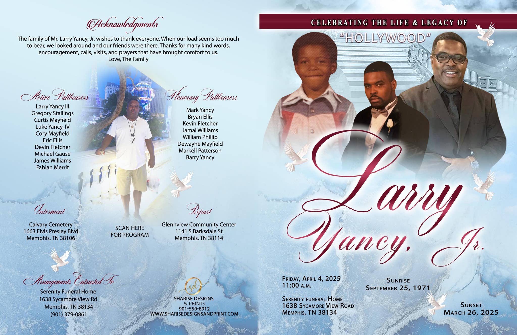 LARRY YANCY JR by Sharise Designs - Issuu