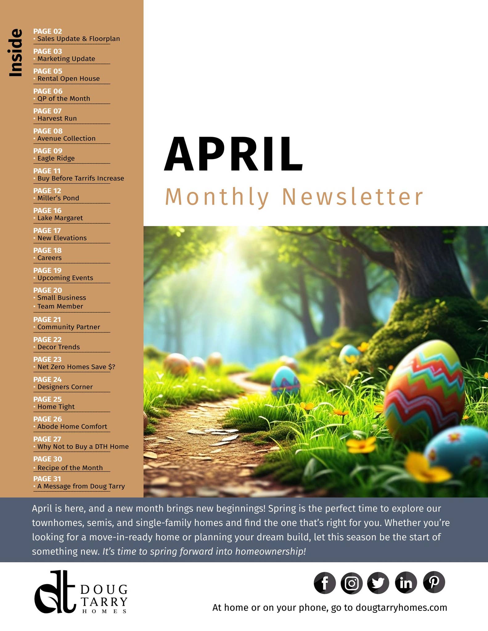 Doug Tarry Homes April 2025 Newsletter by dougtarryltd - Issuu