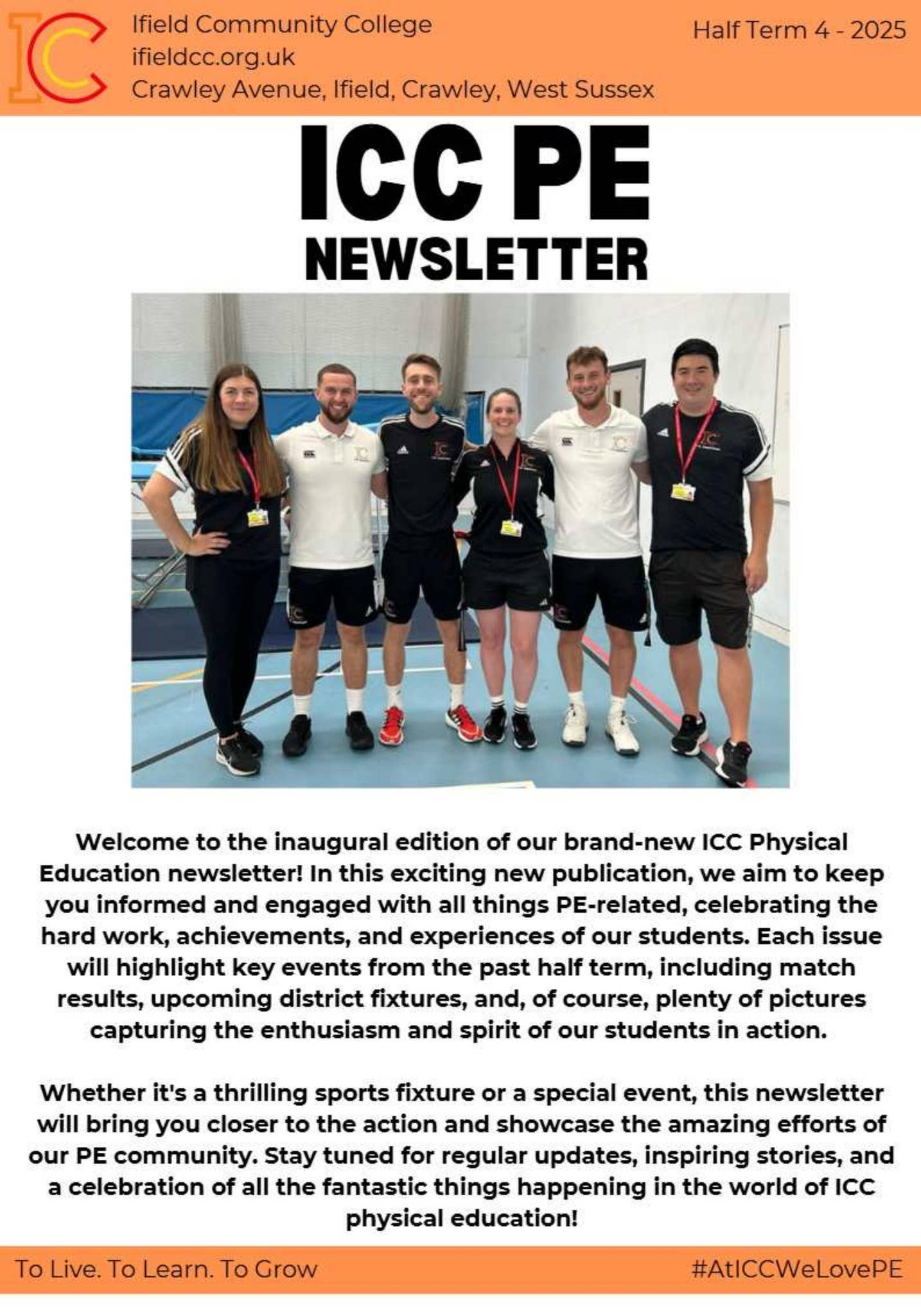 ICC PE Newsletter - April 2025 by Smarter Reach | Marketing for Schools ...