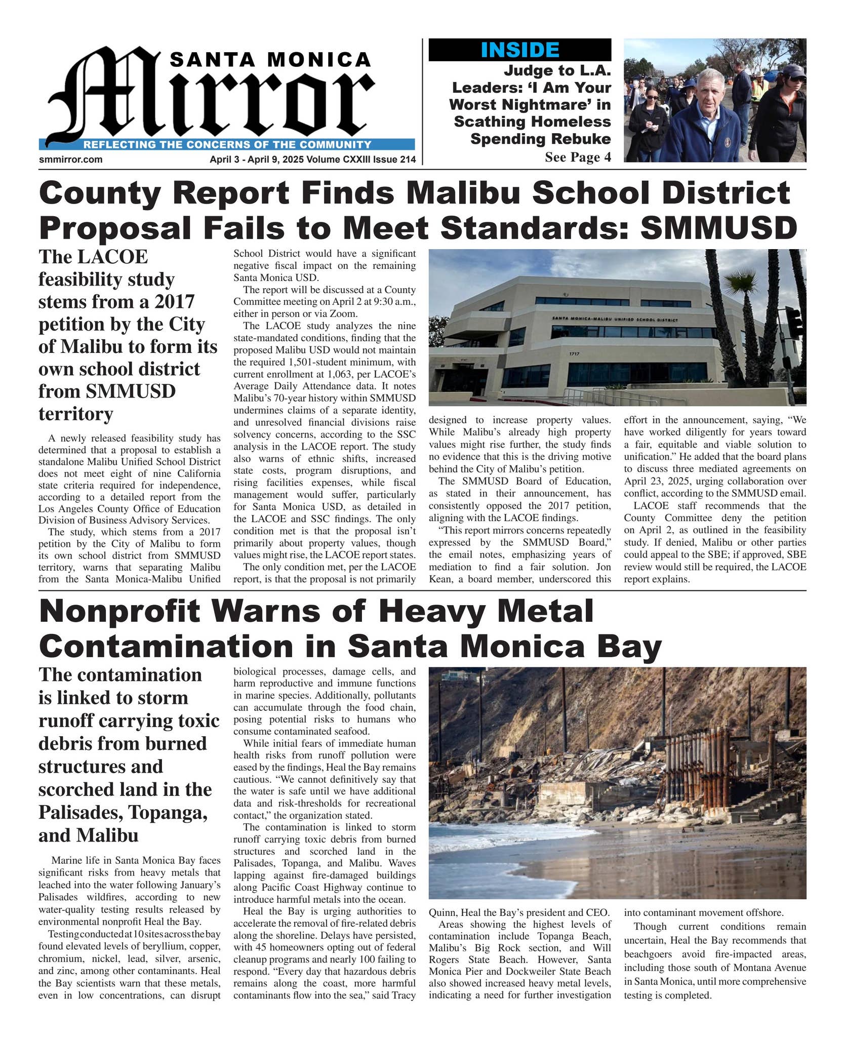 Santa Monica Mirror: Apr 03 - Apr 09, 2025 by Mirror Media Group - Issuu