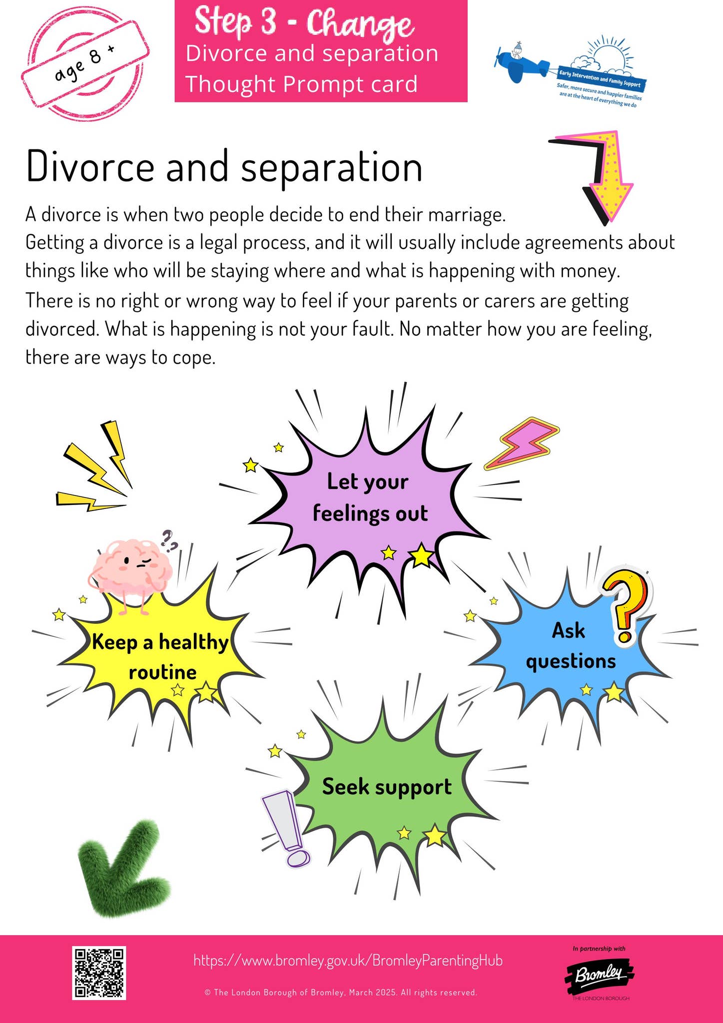 Divorce and separation card by BromleyChildrenProject - Issuu