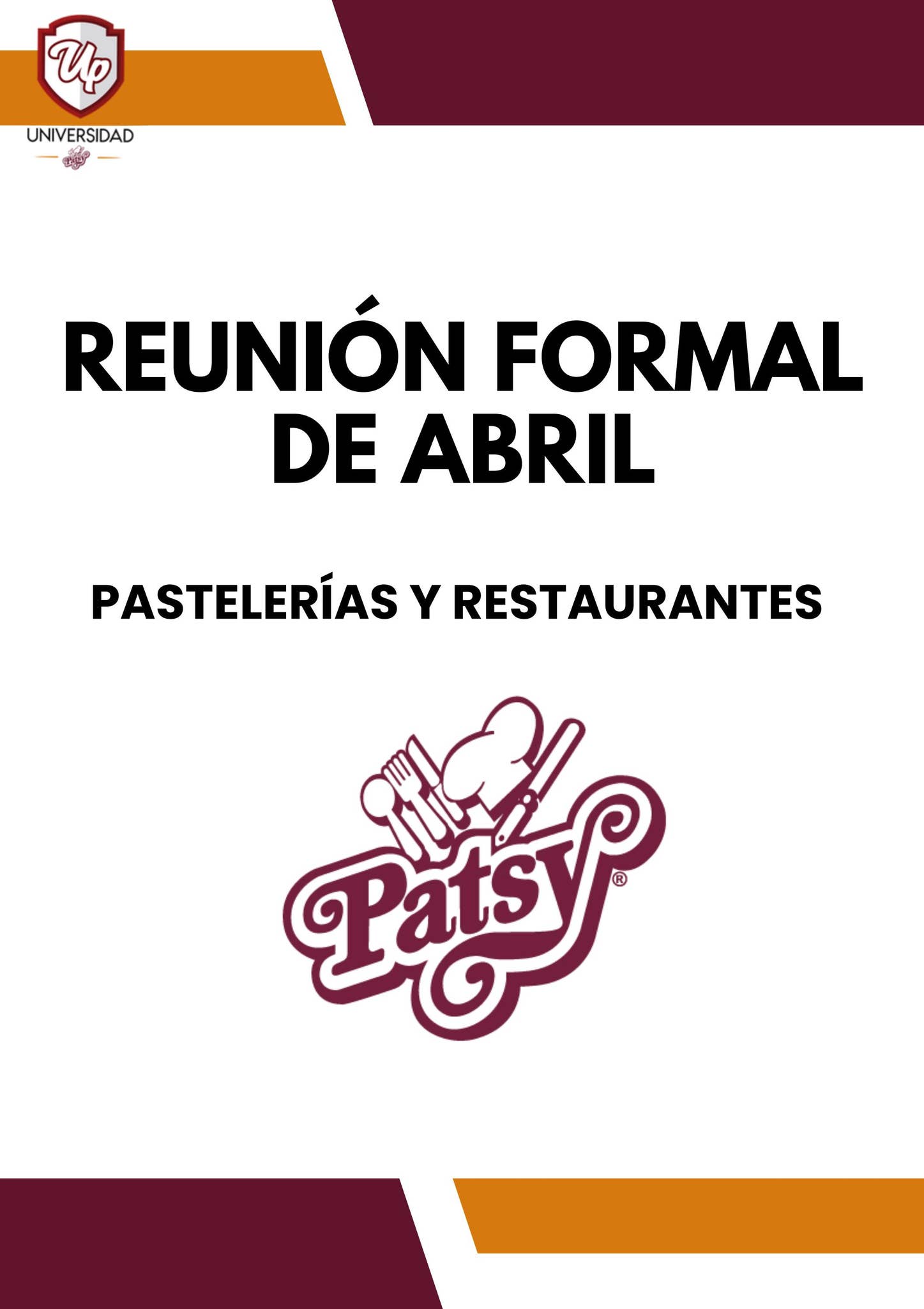 Reunión Formal | ABRIL by Patsy Elearning - Issuu