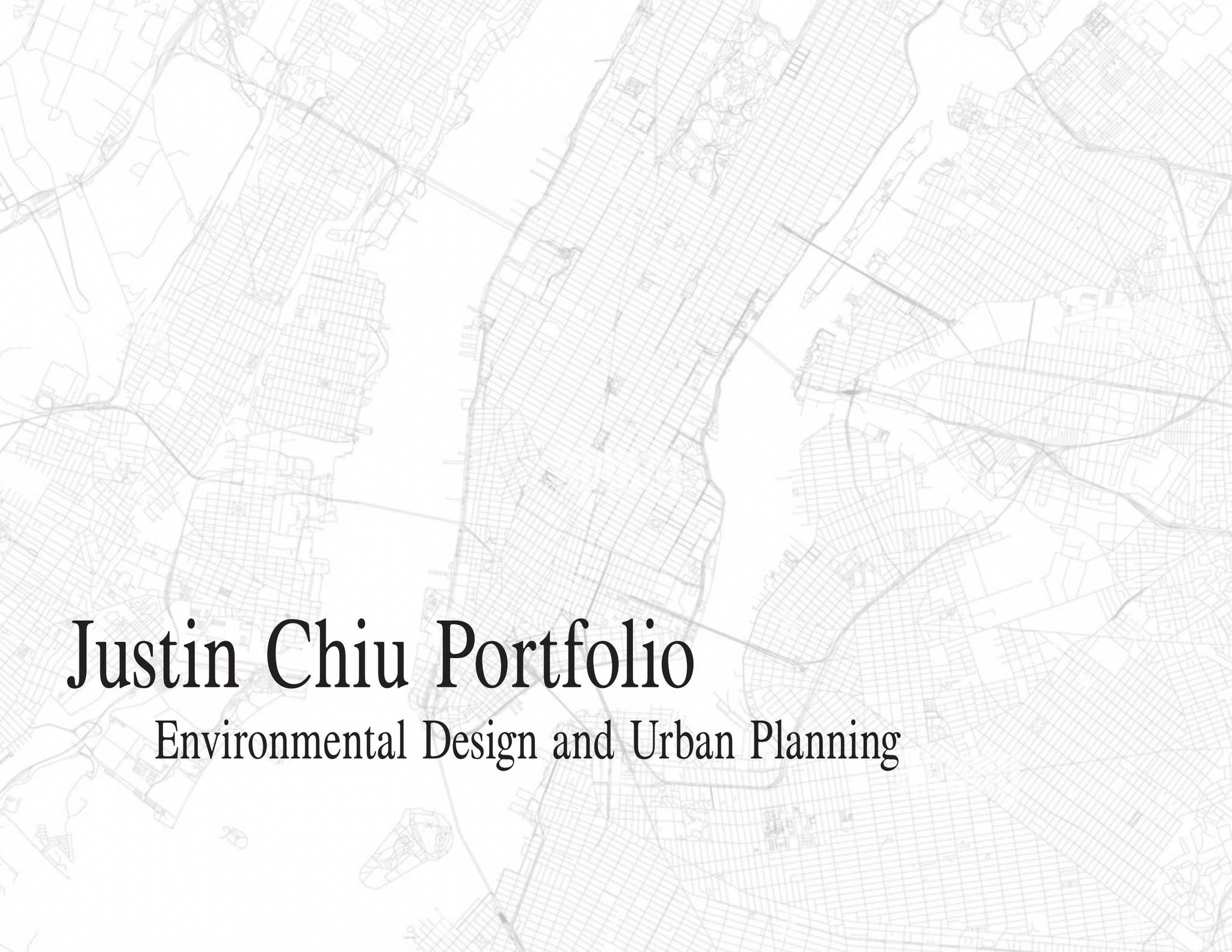 Justin Chius Urban Planning Portfolio by Justin Chiu - Issuu