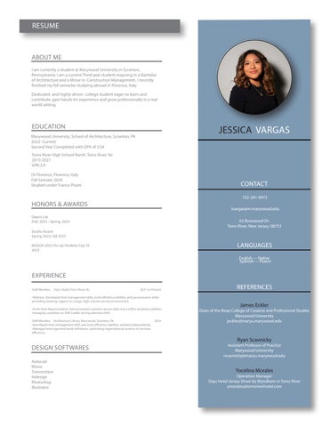 Jessica Vargas Resume by VargasJessica - Issuu