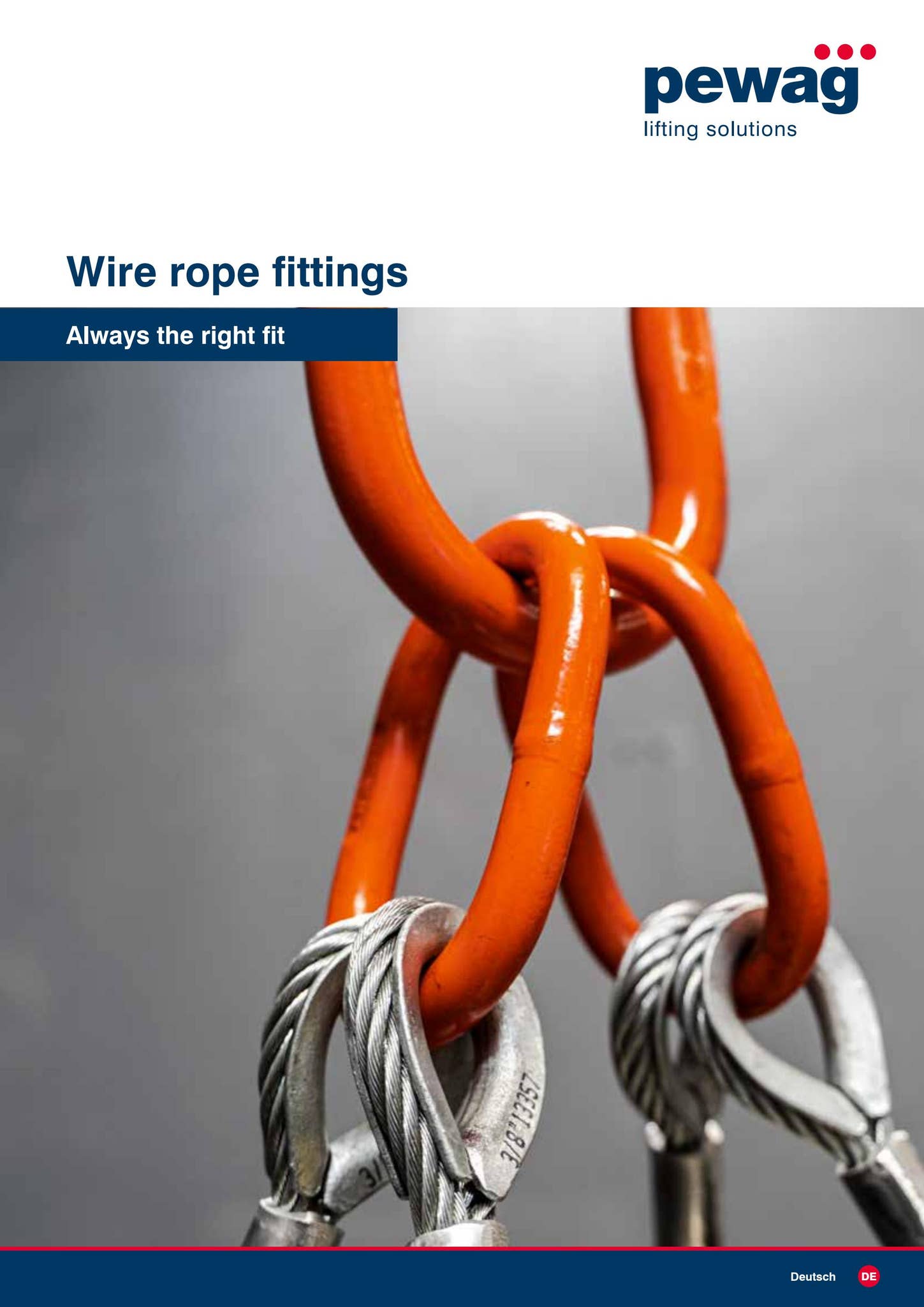 Wire rope fittings Folder DE 2025 by pewag - Issuu