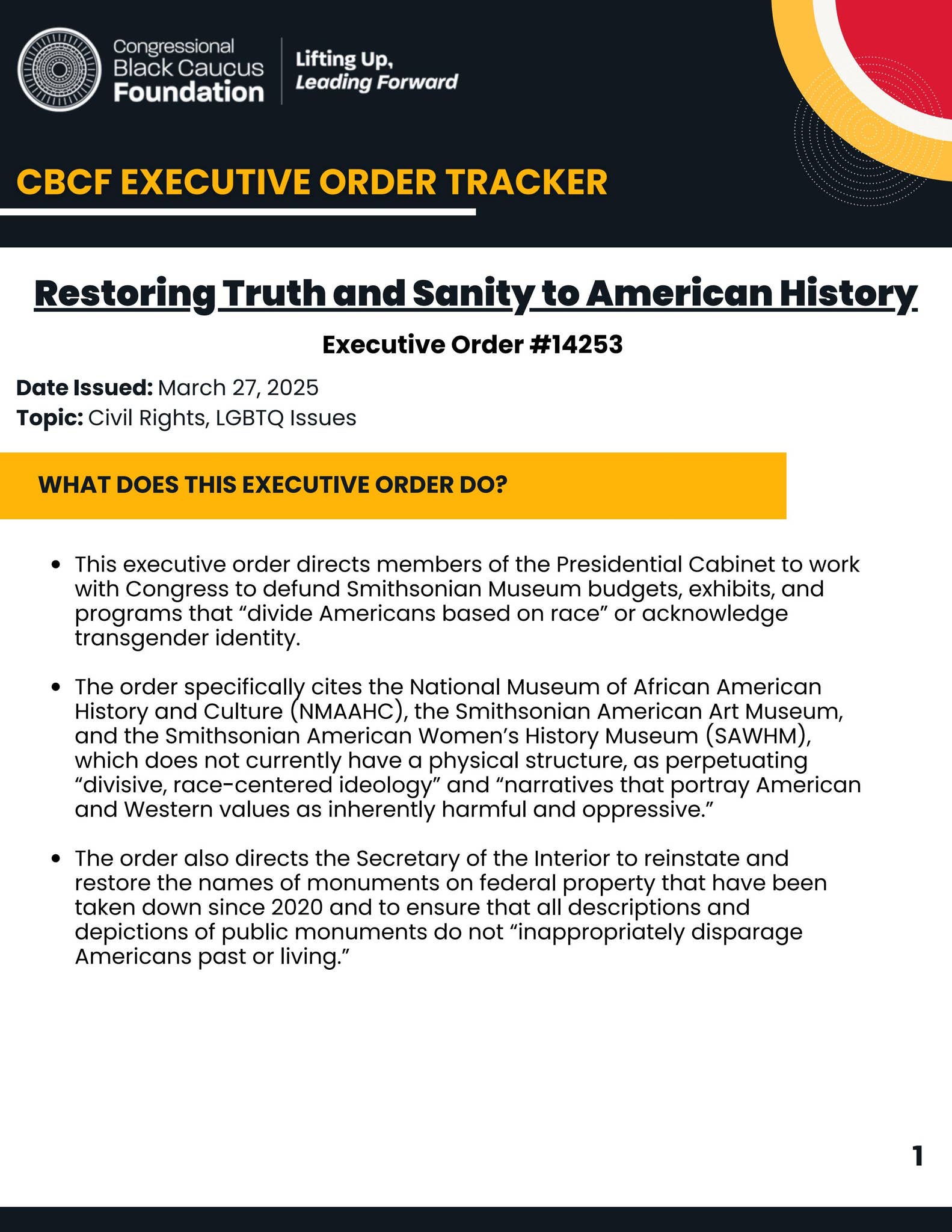 Restoring Truth and Sanity to American History by Congressional Black ...