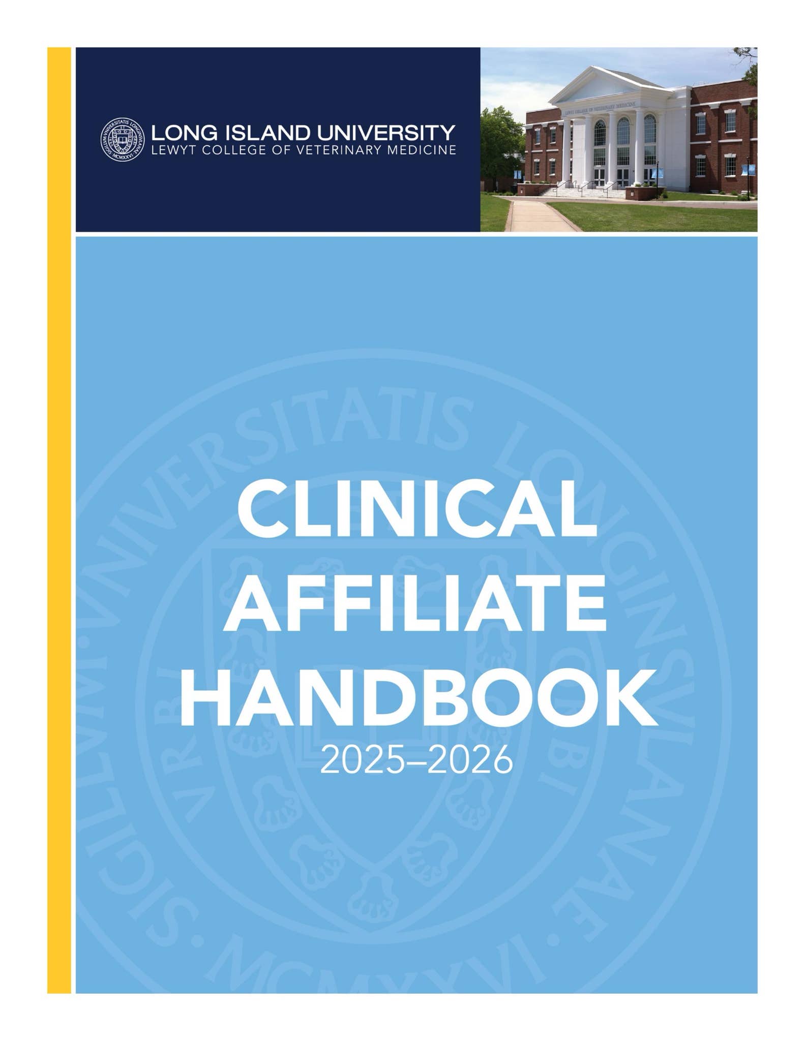 LIU-CVM Clinical Affiliate Handbook 2025-2026 by Long Island University ...