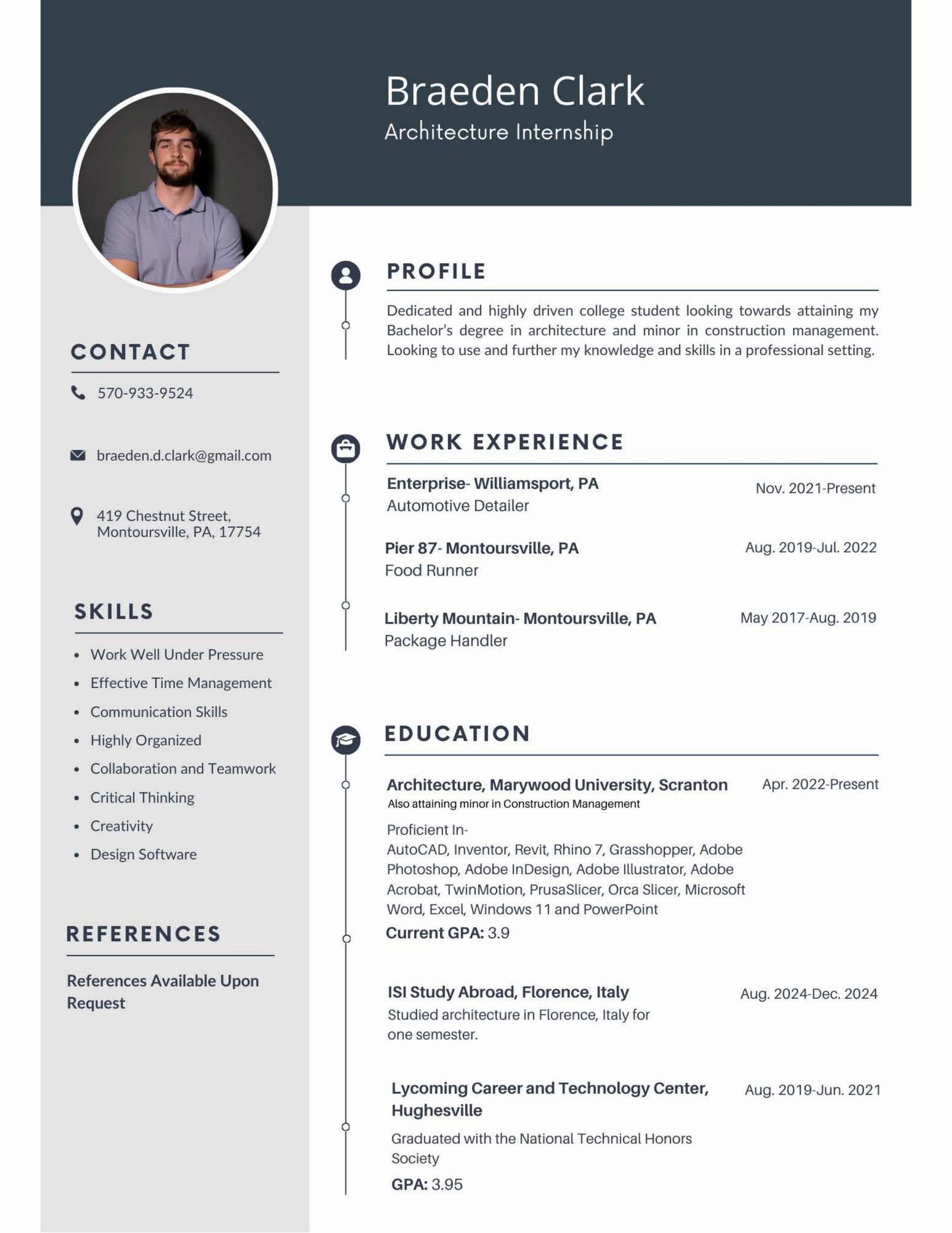Braeden Clark Resume by Braeden_Clark - Issuu