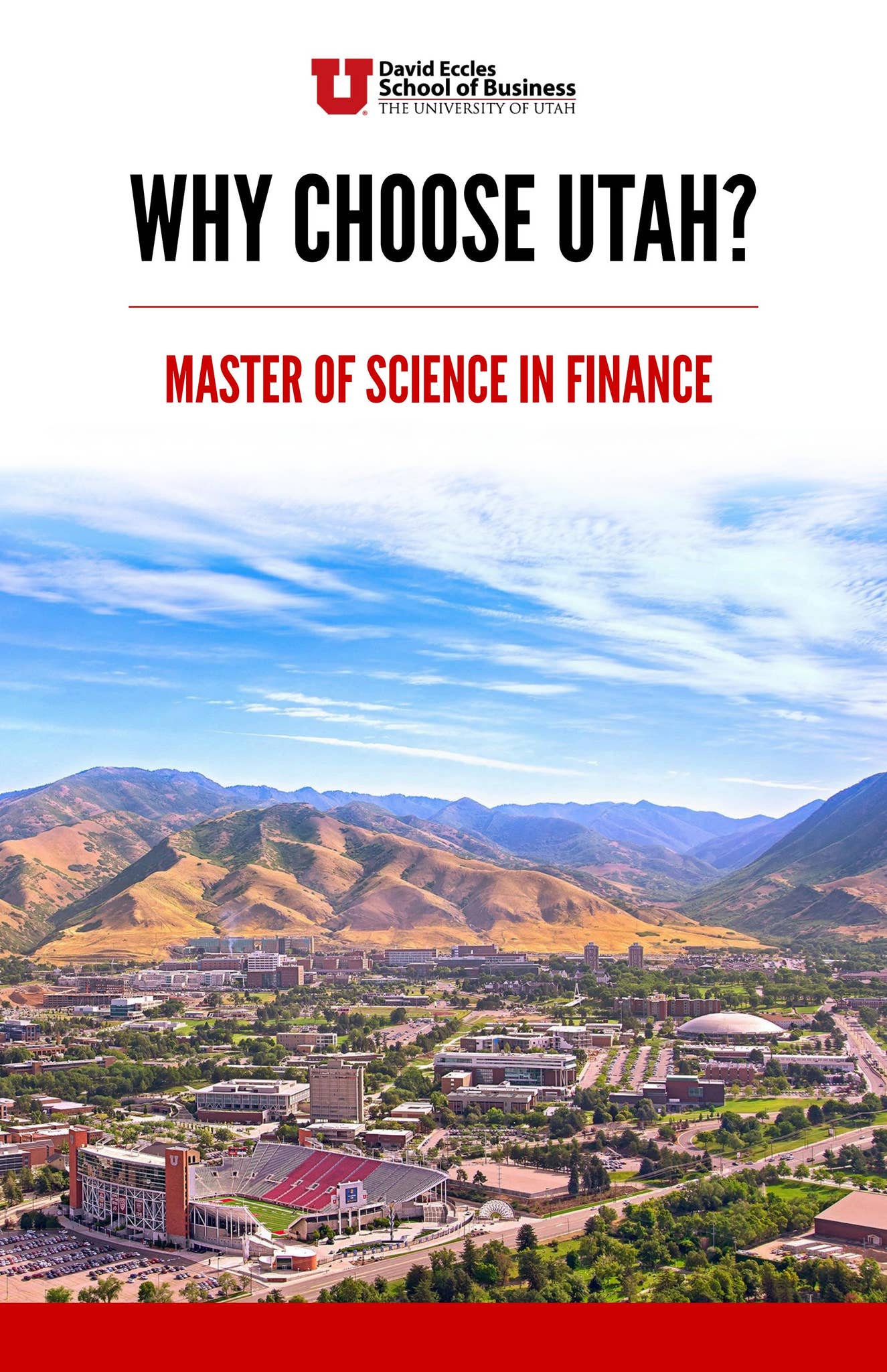 Why Choose Utah For Your MSF Degree? by University of Utah Graduate ...