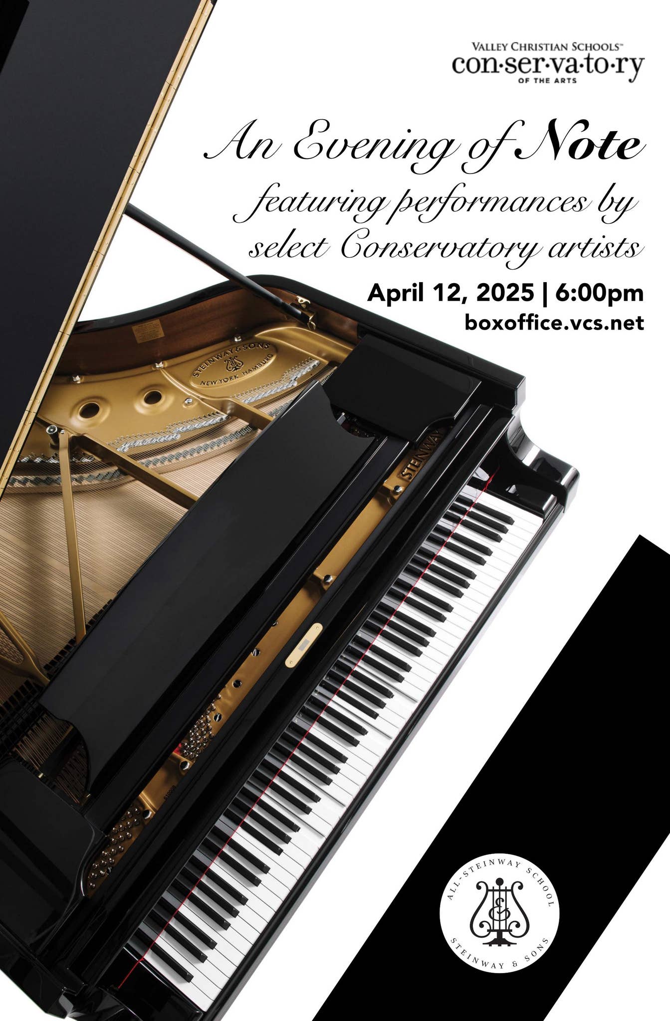 An Evening of Note by Valley Christian Schools - Issuu