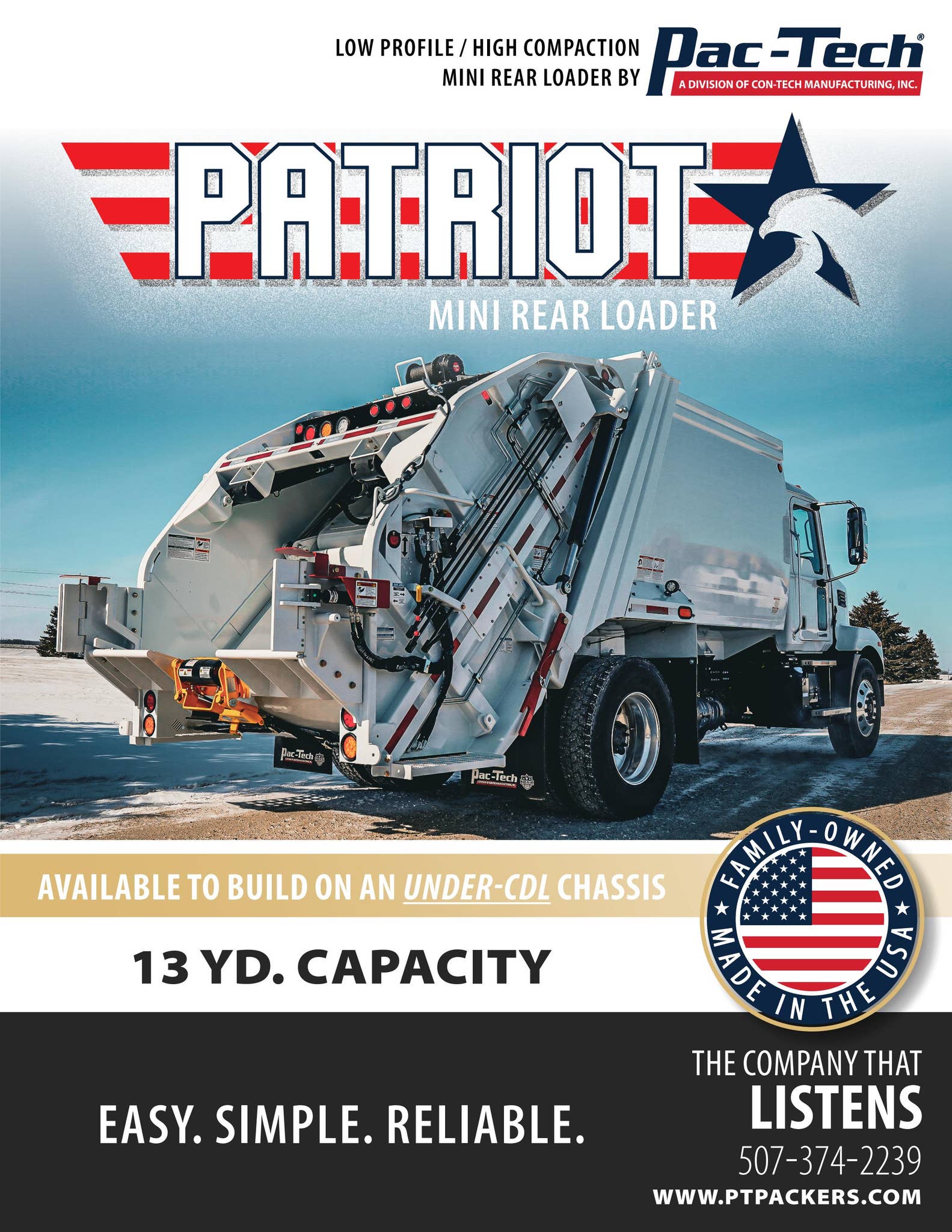 Patriot Mini Rear Loader from Pac-Tech by ctmmixers - Issuu