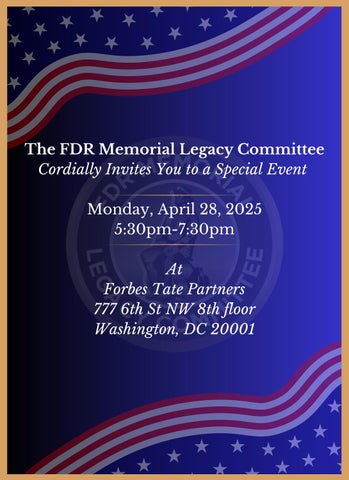 An Invitation From the FDR Memorial Legacy Committee by livholmes - Issuu