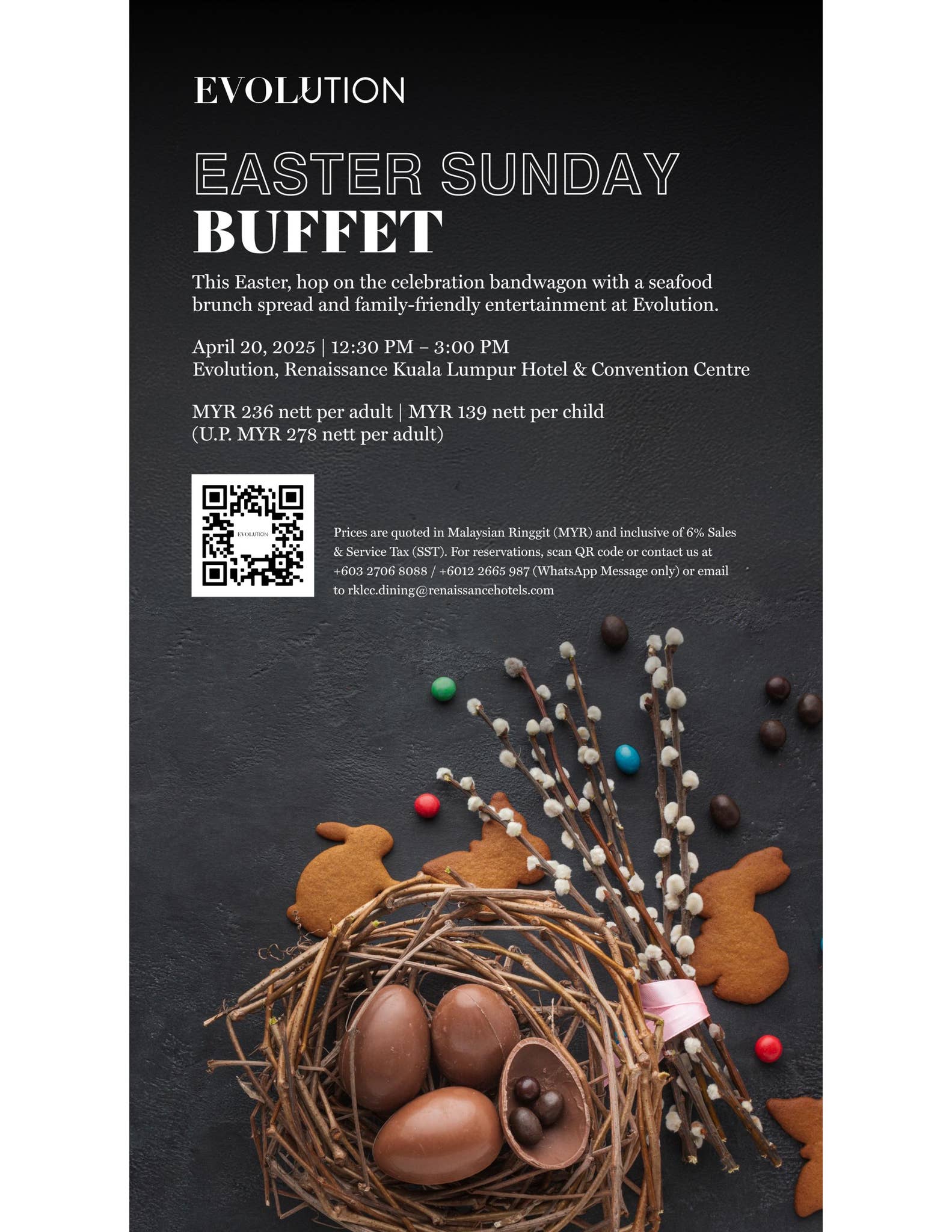 e-Flyer: Easter Sunday Buffet at Evolution by renaissancekualalumpur ...