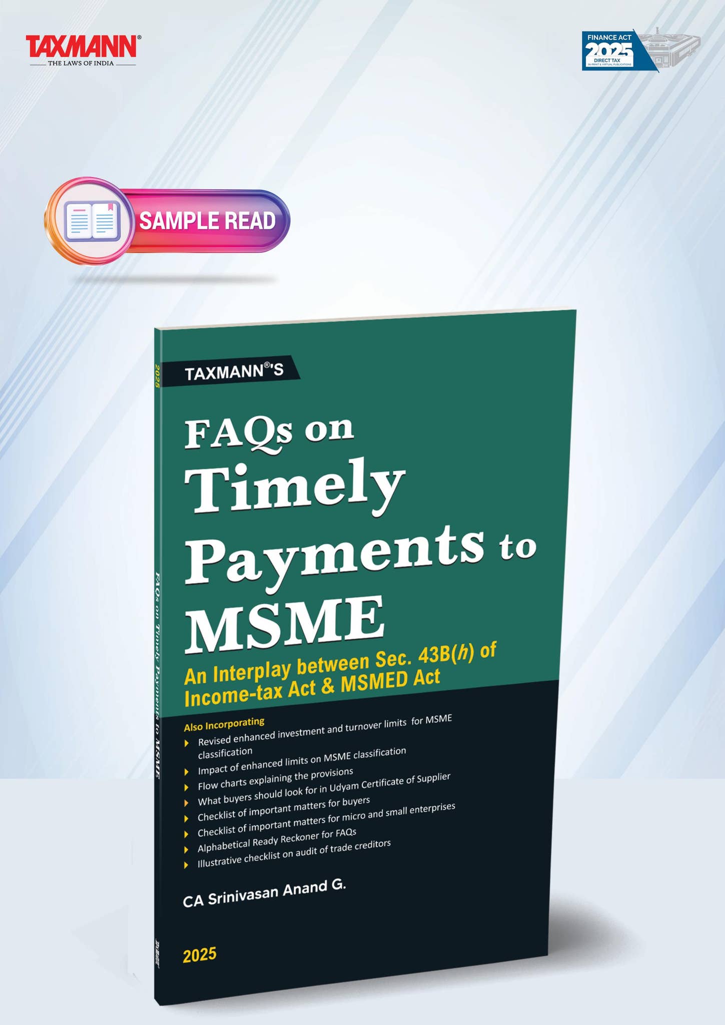 Taxmann's FAQs on Timely Payments to MSME by Taxmann - Issuu