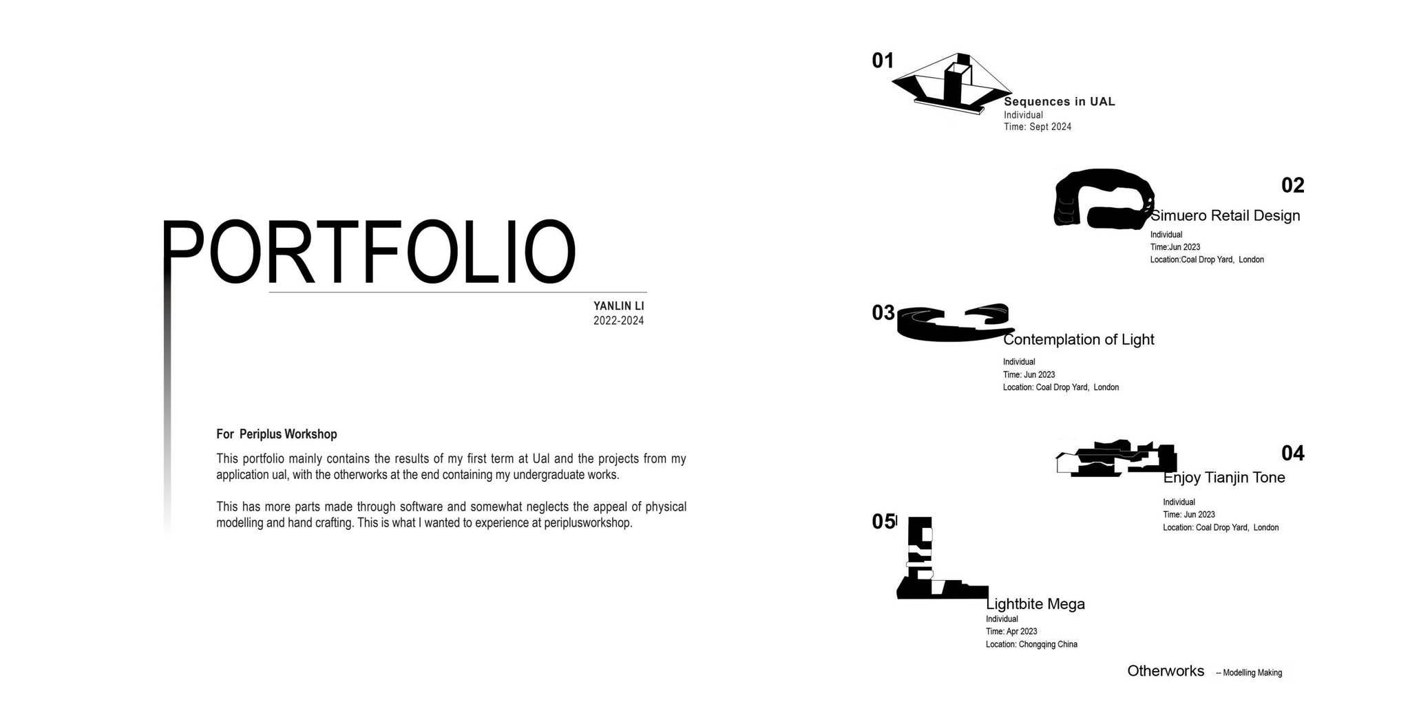 Profolio - yanlin li by Evelynn Li - Issuu