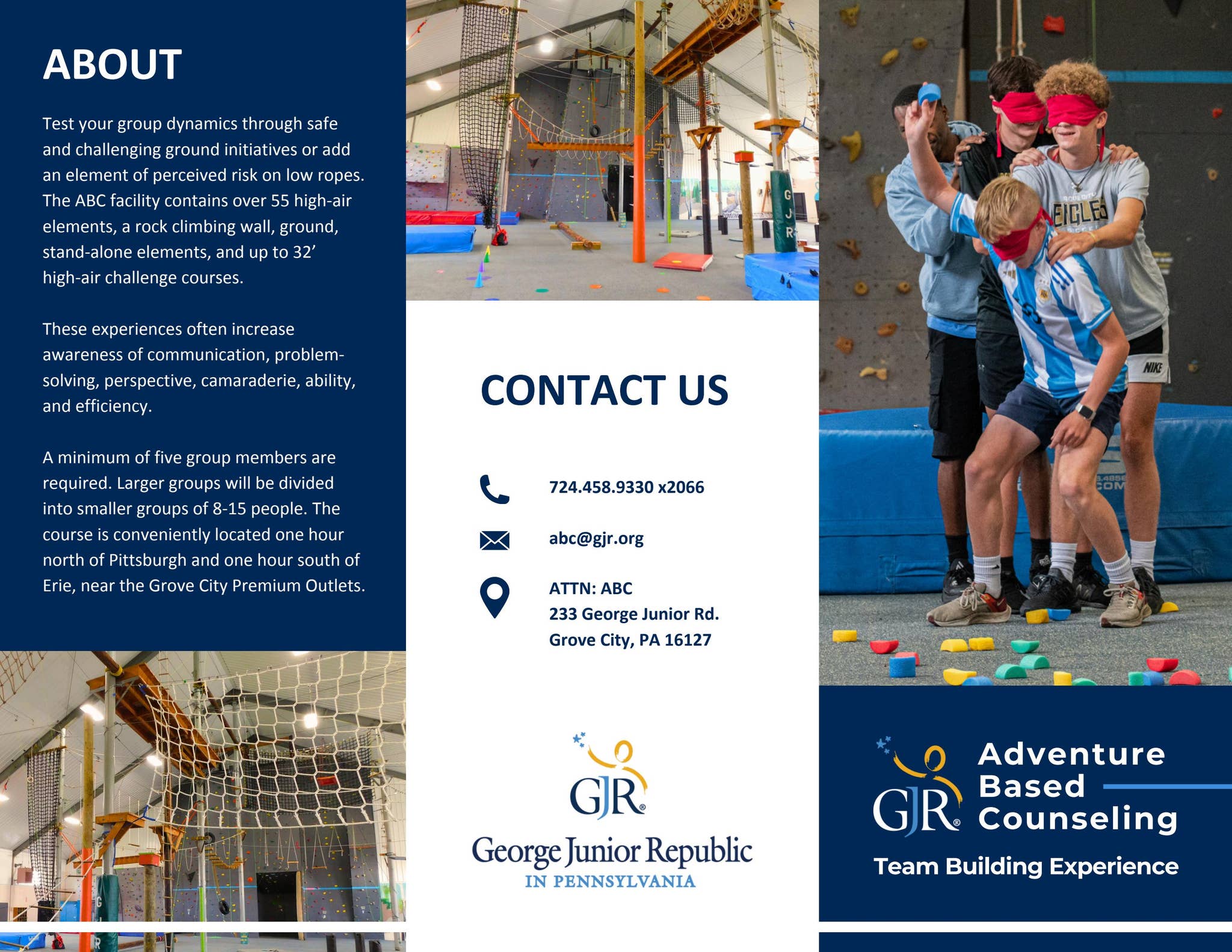 Adventure Based Counseling (ABC) Team-Building Experience by George ...