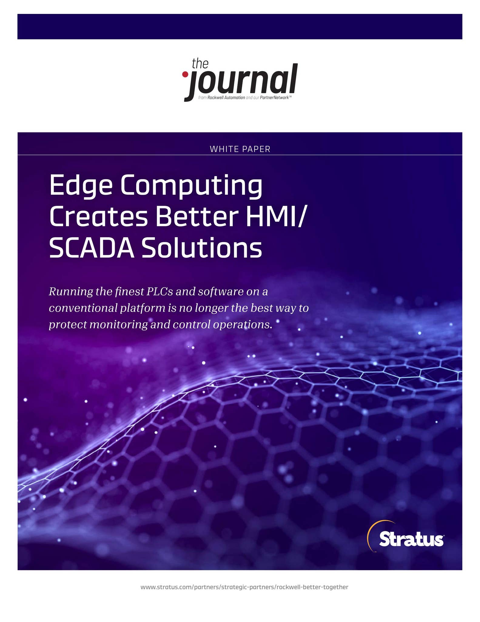 Stratus Edge Computing Creates Better HMI/SCADA Solutions - Whitepaper ...