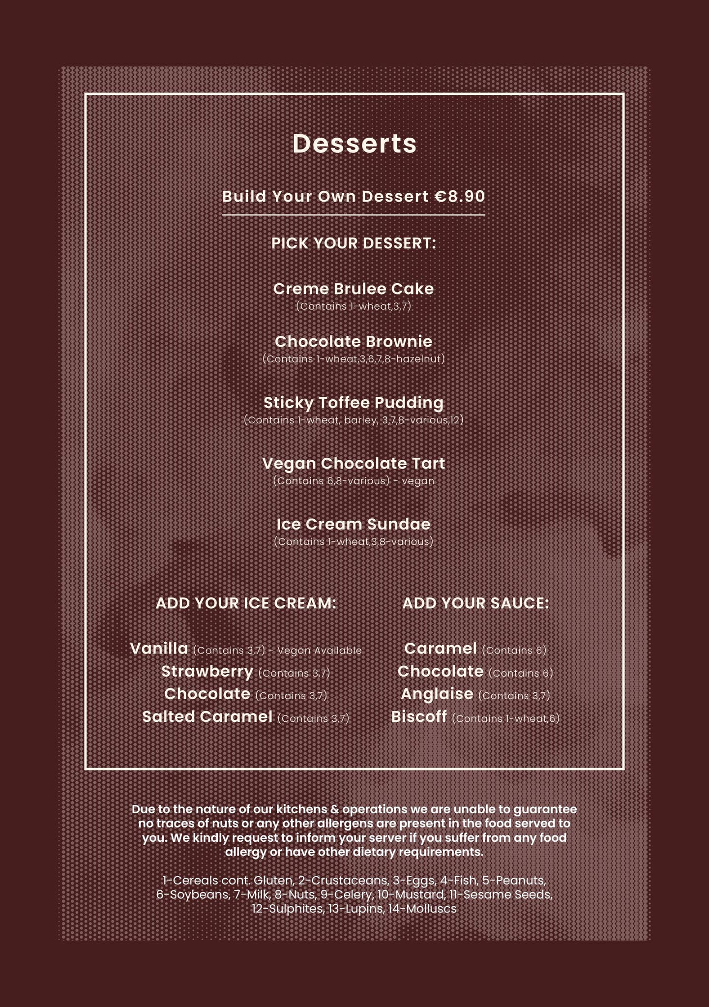 Kilkenny Hibernian Hotel EMBER Dessert Menu by iNUA Hospitality - Issuu