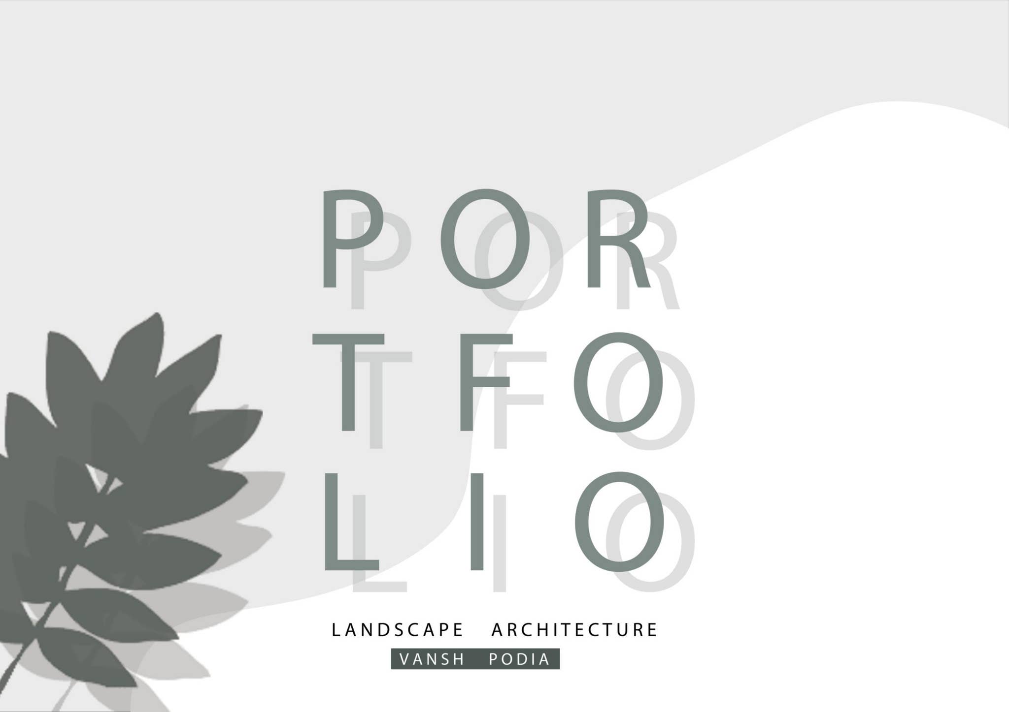 Portfolio- Masters in Landscape Architecture by VANSH PODIA - Issuu