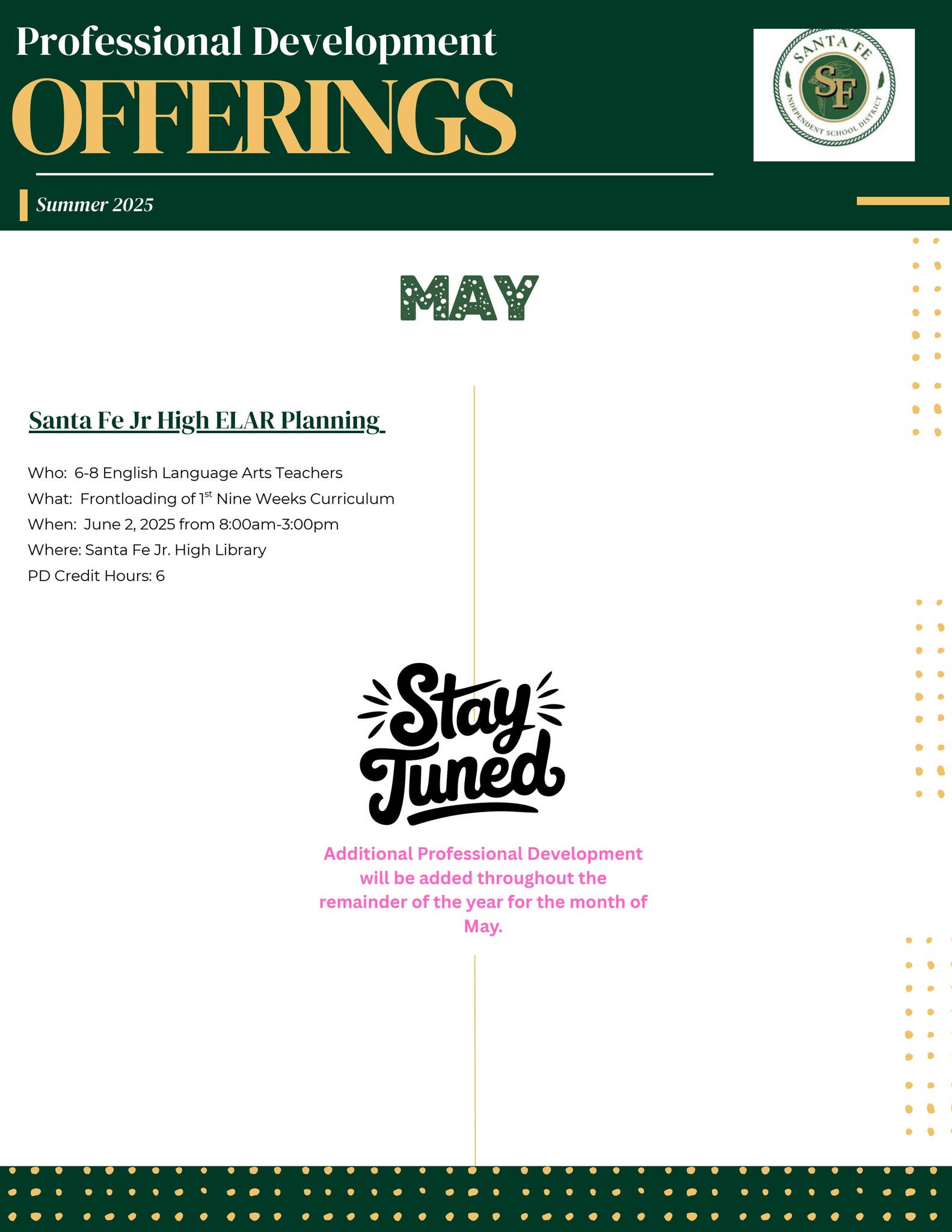 Summer PD Offerings Descritions by stephanielyssy - Issuu