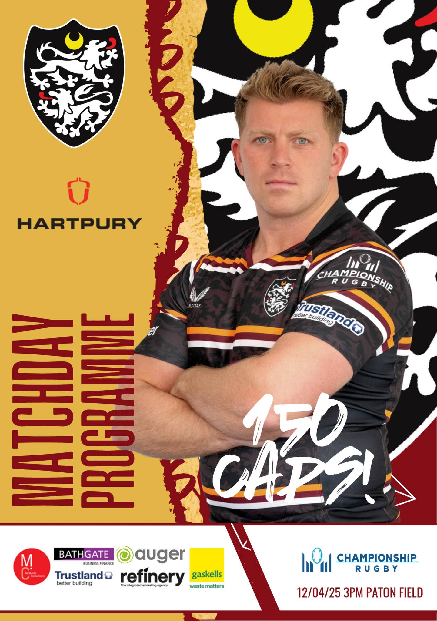 Caldy Vs Hartpury - Championship Rugby by Caldy Rugby Club - Issuu