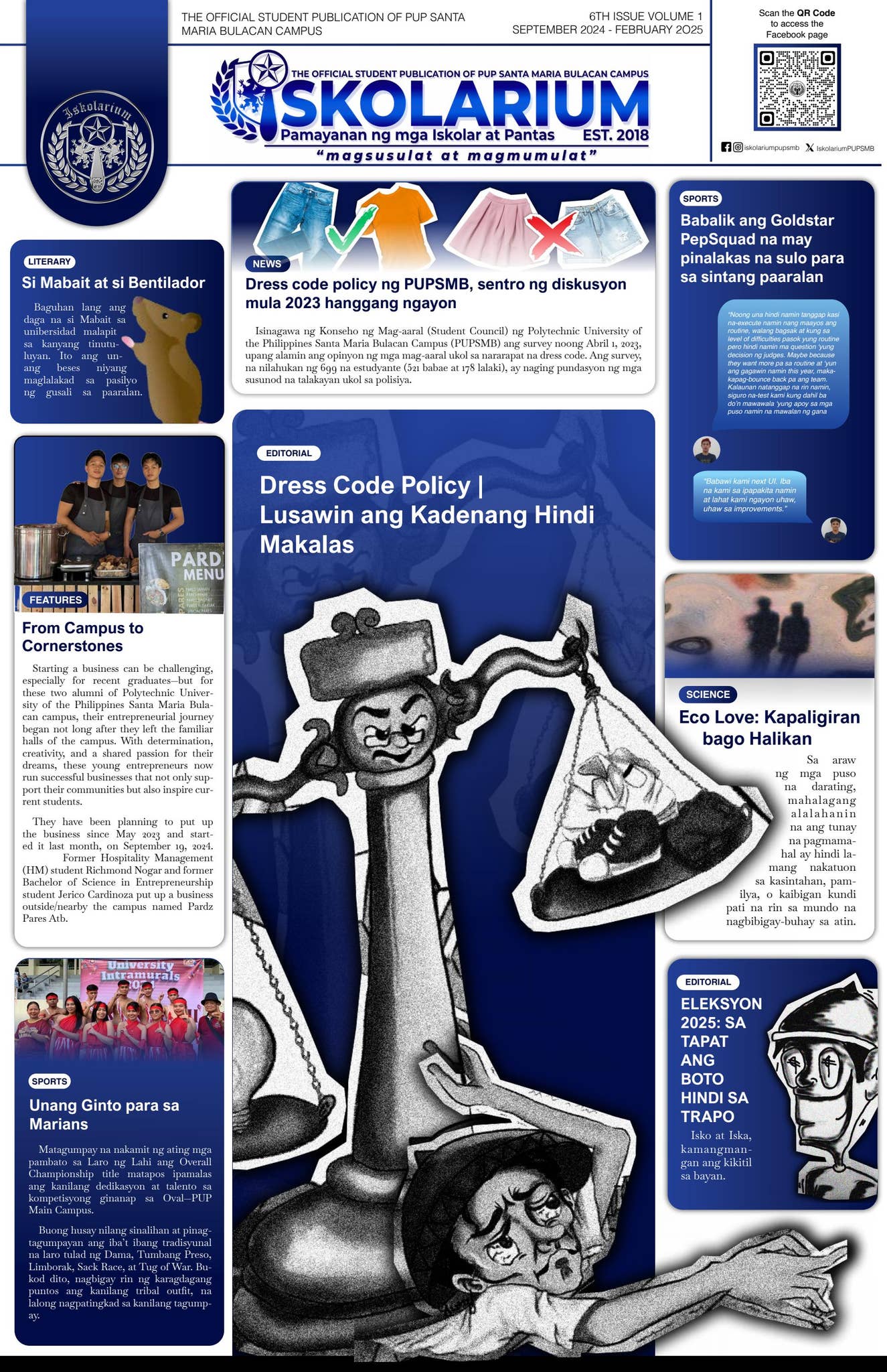Iskolarium Issue No. 6 Volume 1 | Academic Year 2024-2025 by iskolariumpupsmb - Issuu