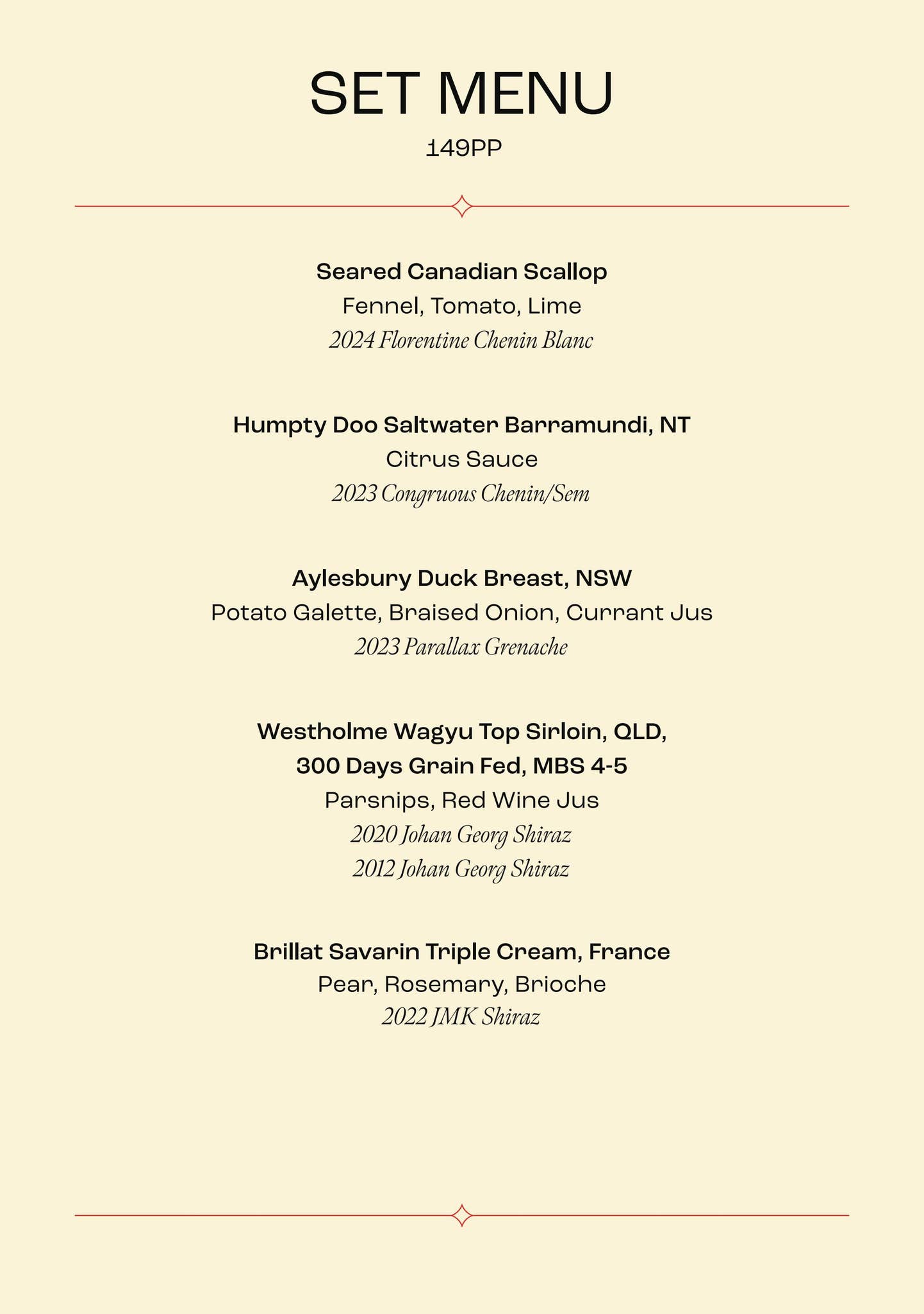 MARROW & CO_Kalleske Wine Dinner Set Menu_WEB by Bankstown Sports Club ...