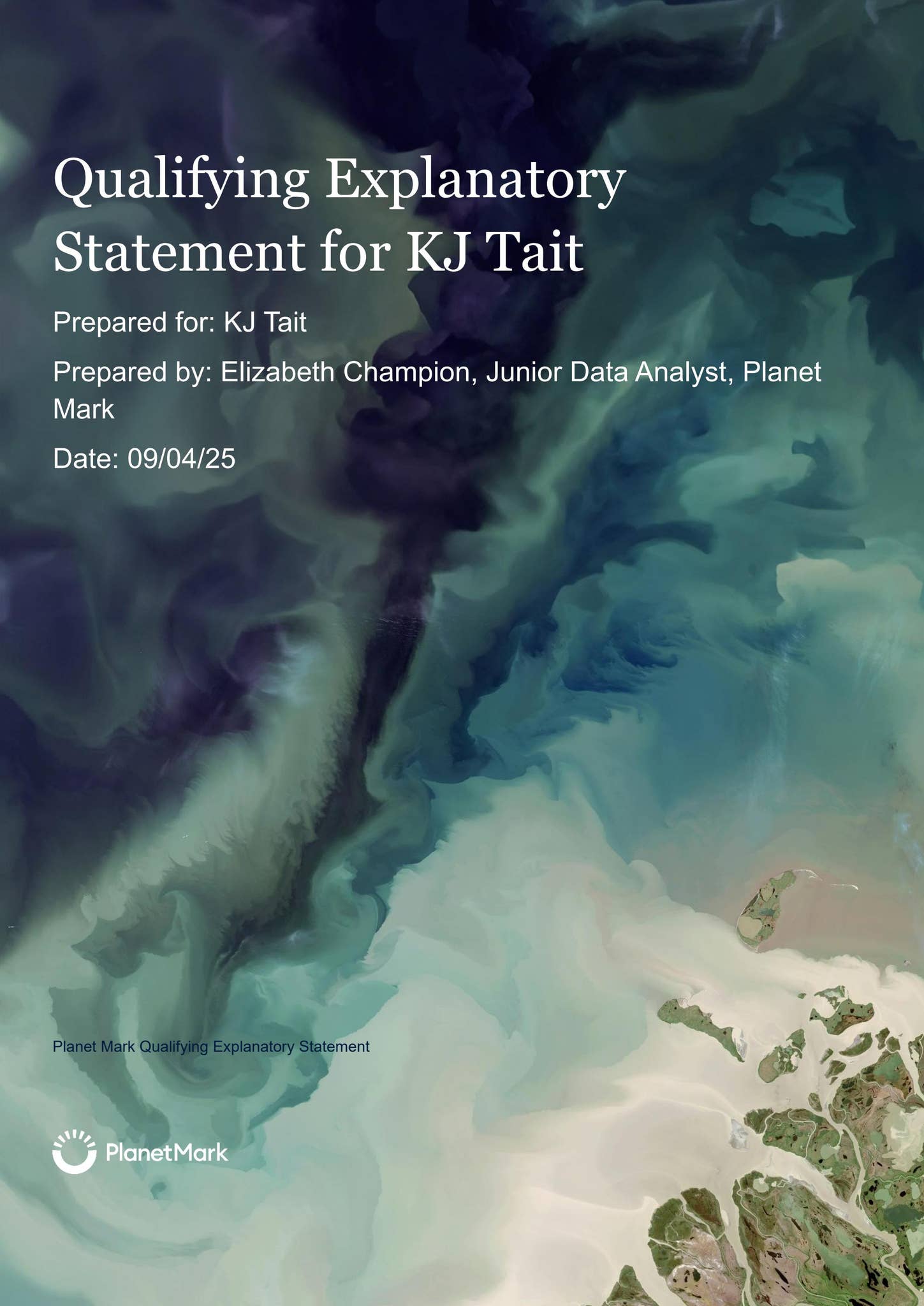 KJ Tait_PAS2060_QES Statement_YE24_Y2 by KJ Tait - Issuu