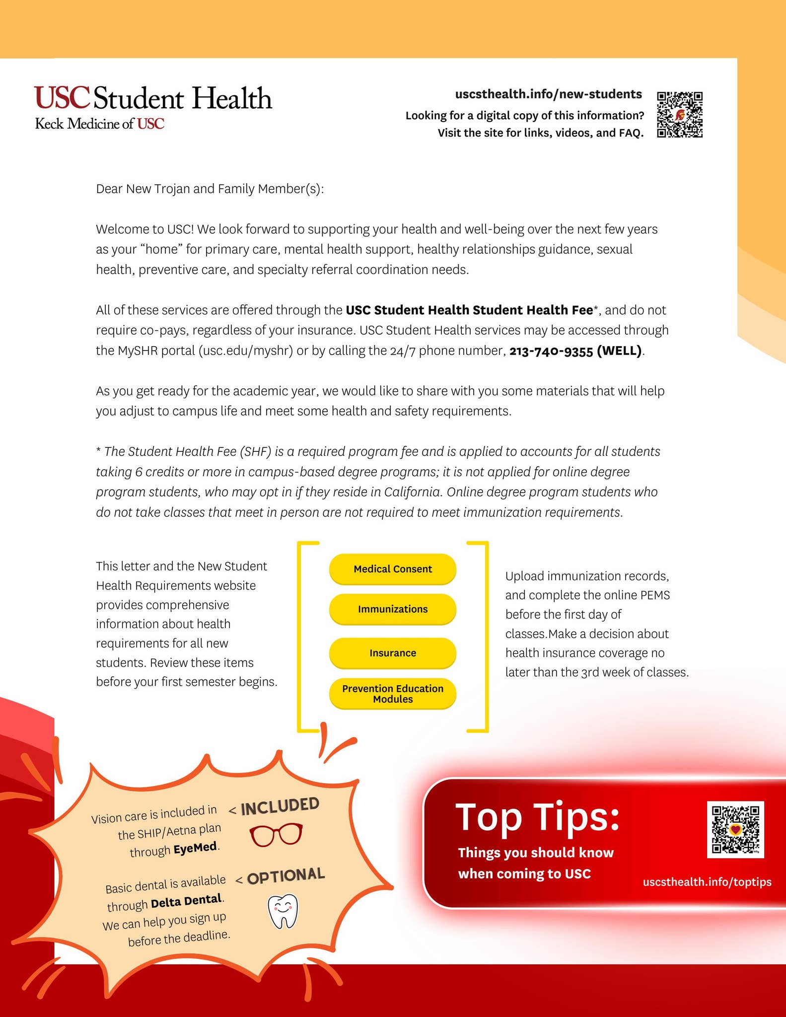 Health Requirements for New USC Students by USC Campus Health - Issuu