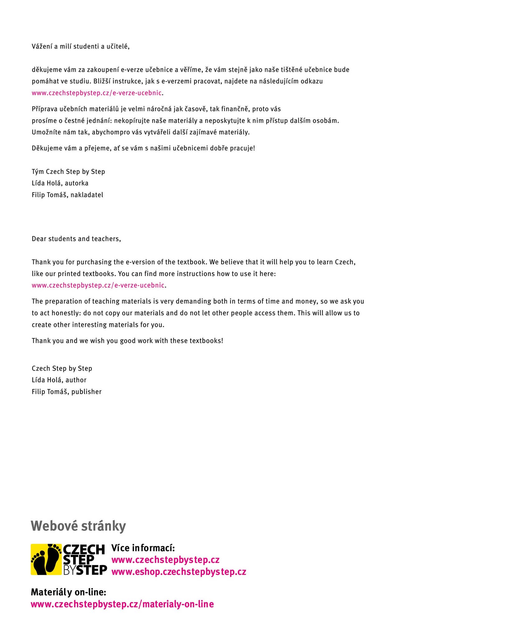 Lída Holá: Česky krok za krokem 1 (anglická) by Akropolis - Issuu