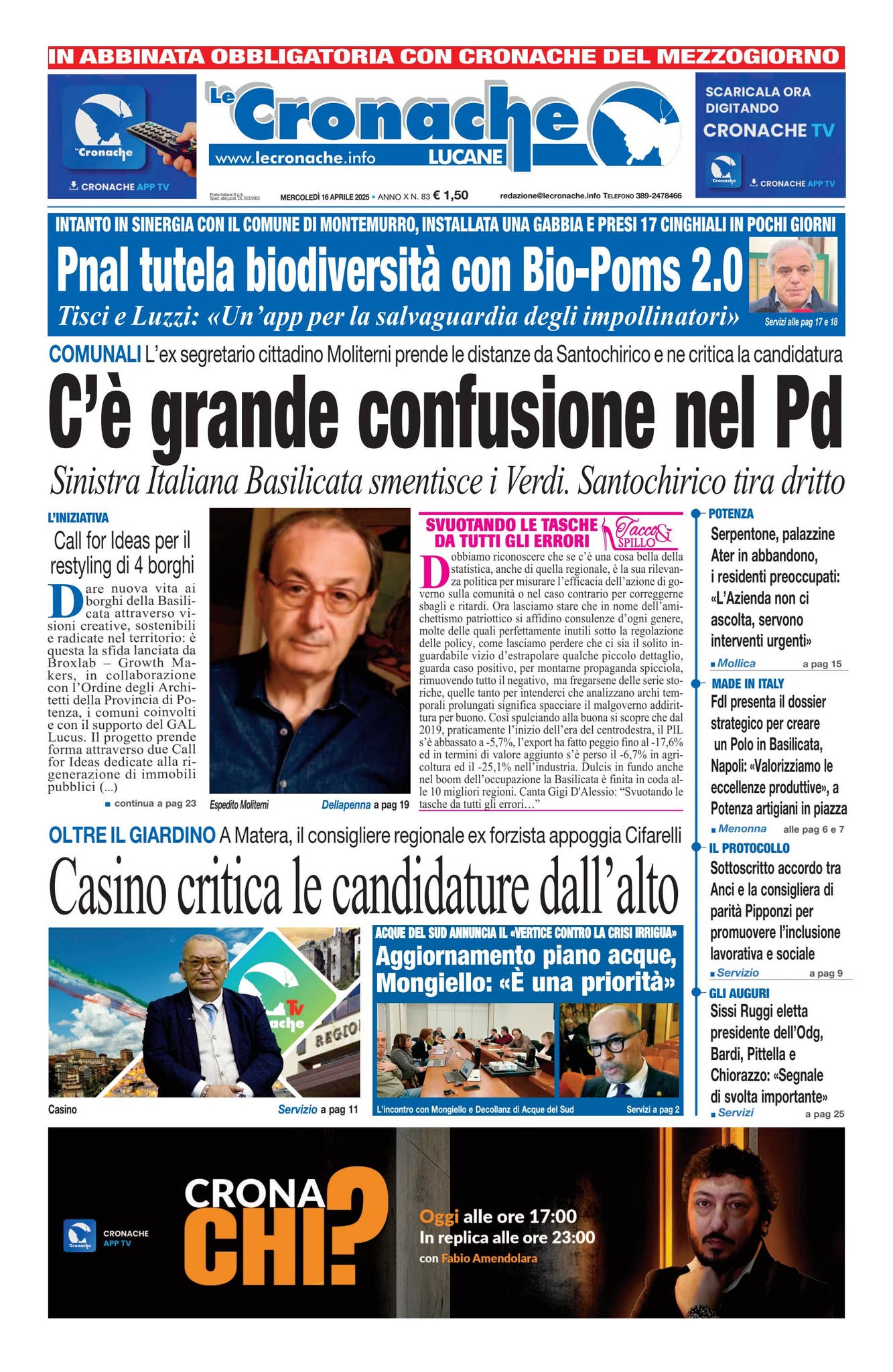 Cronache del 16 aprile 2025 by Cronache - Issuu